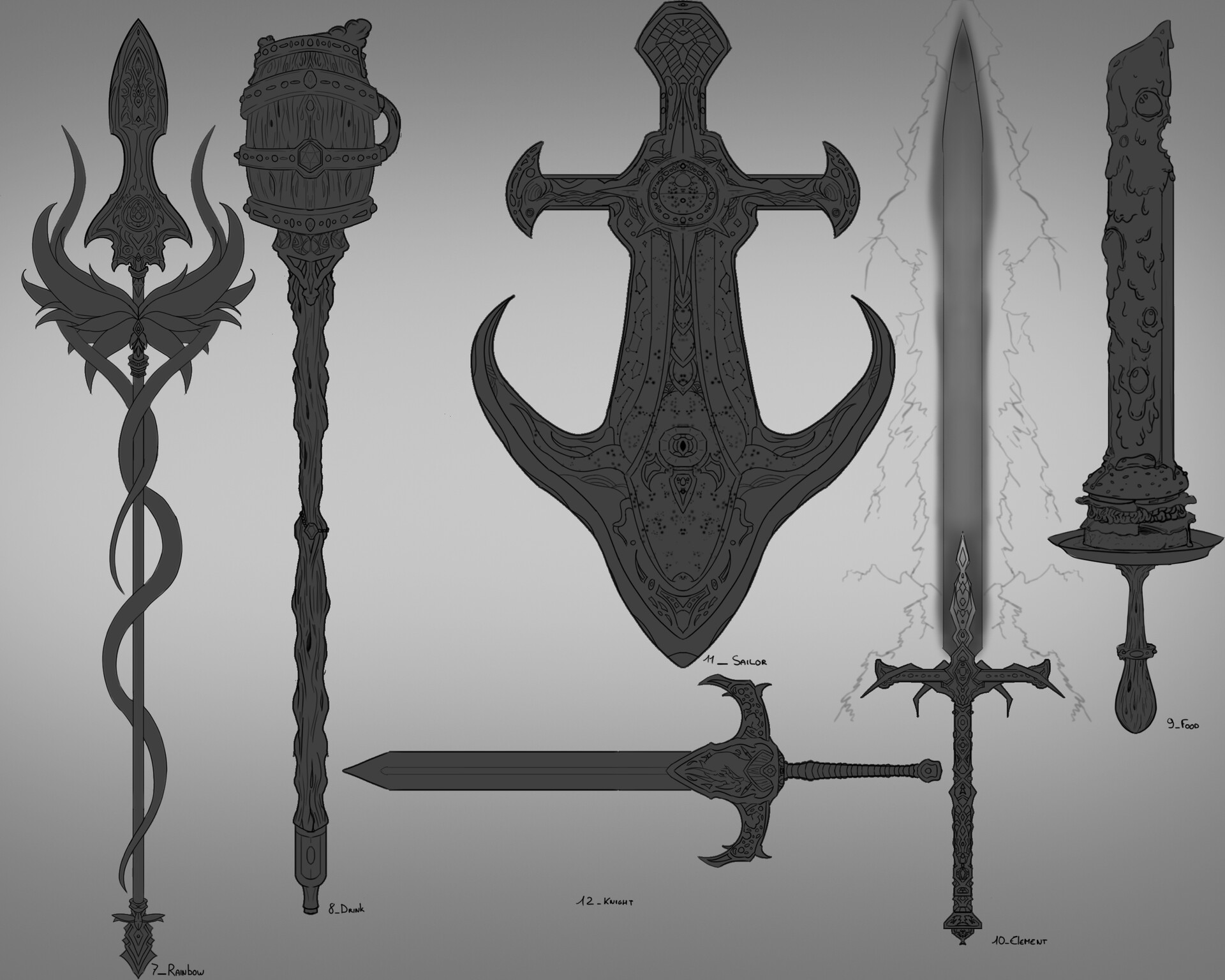ArtStation - Weapons concept art (Part II)