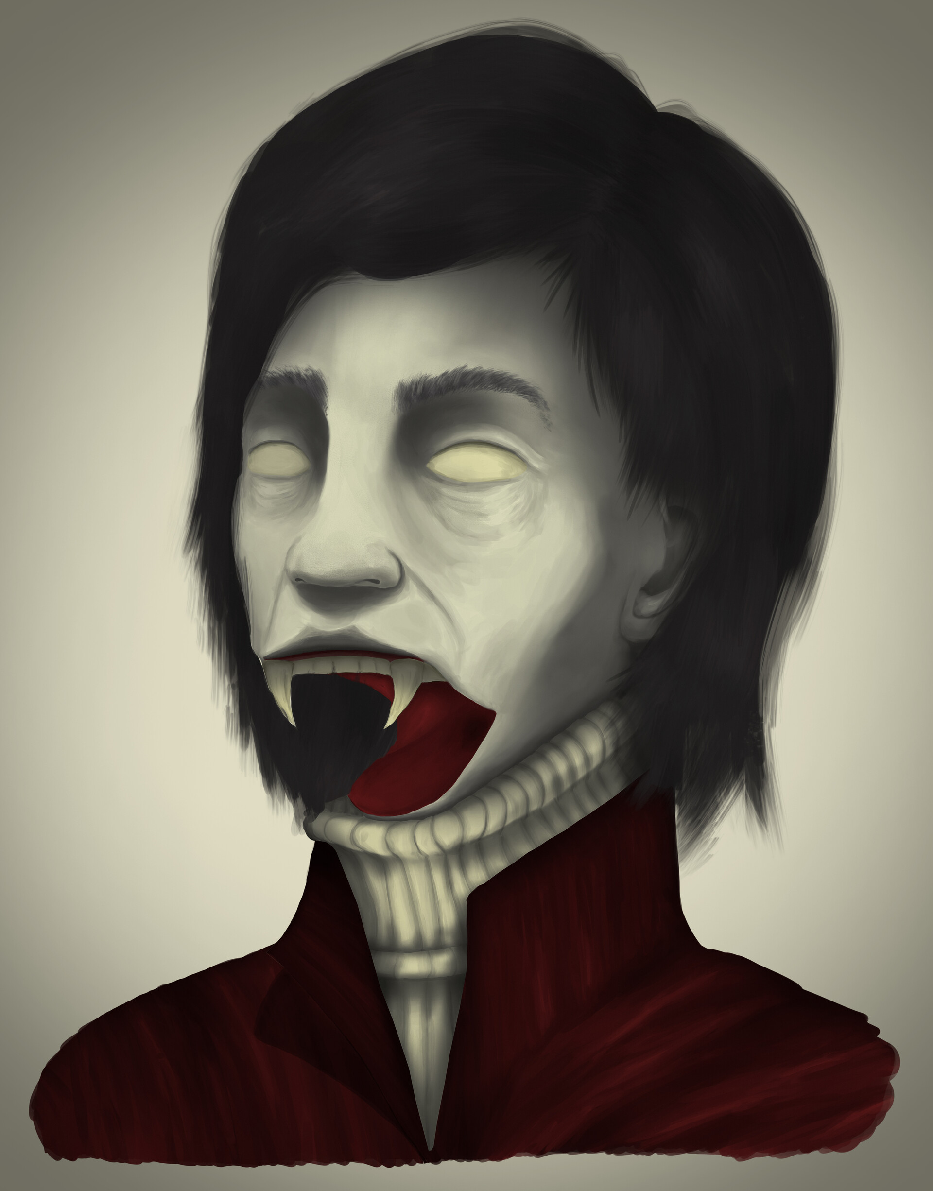 ArtStation - Agnatha - The Jawless Vampire