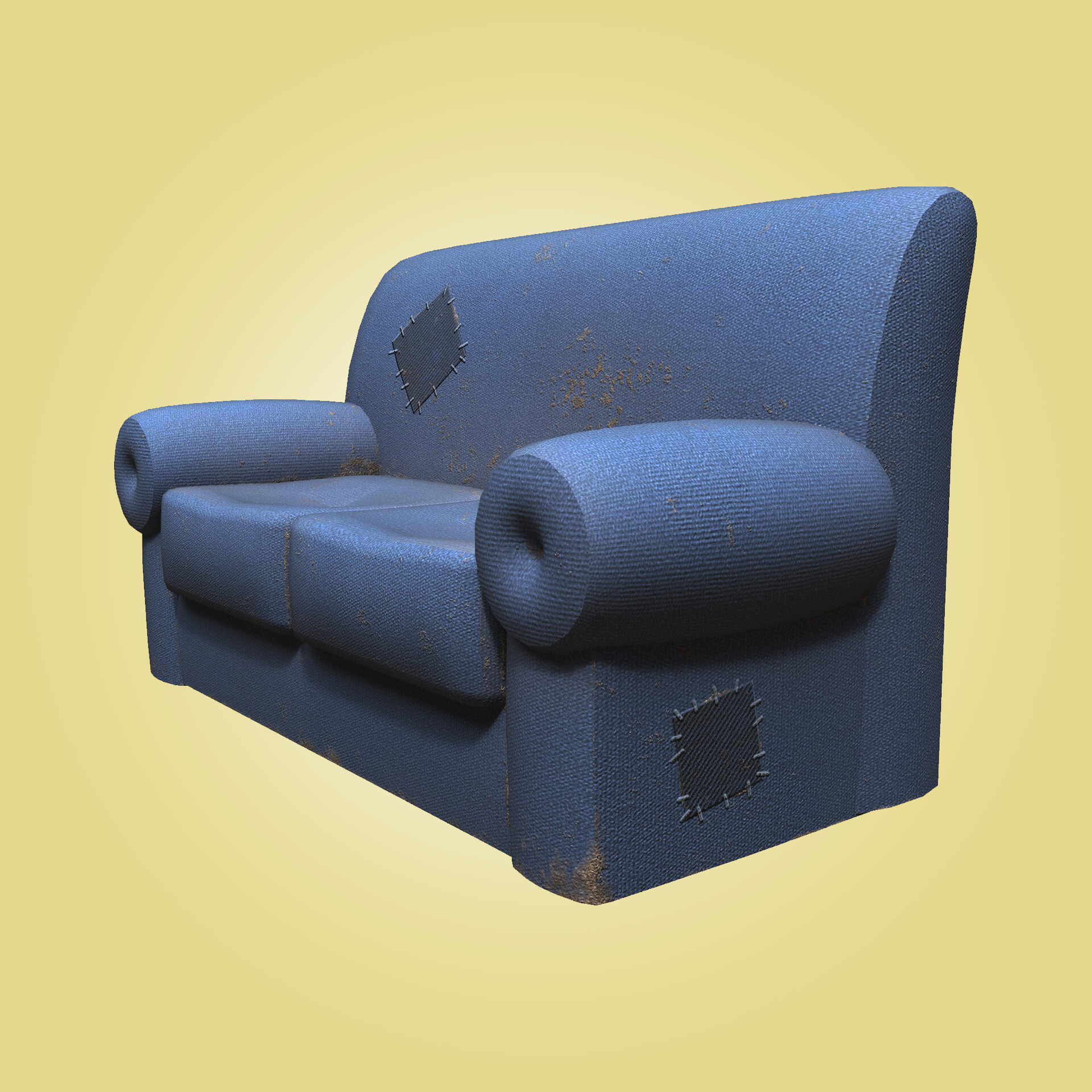 ArtStation - Worn Couch