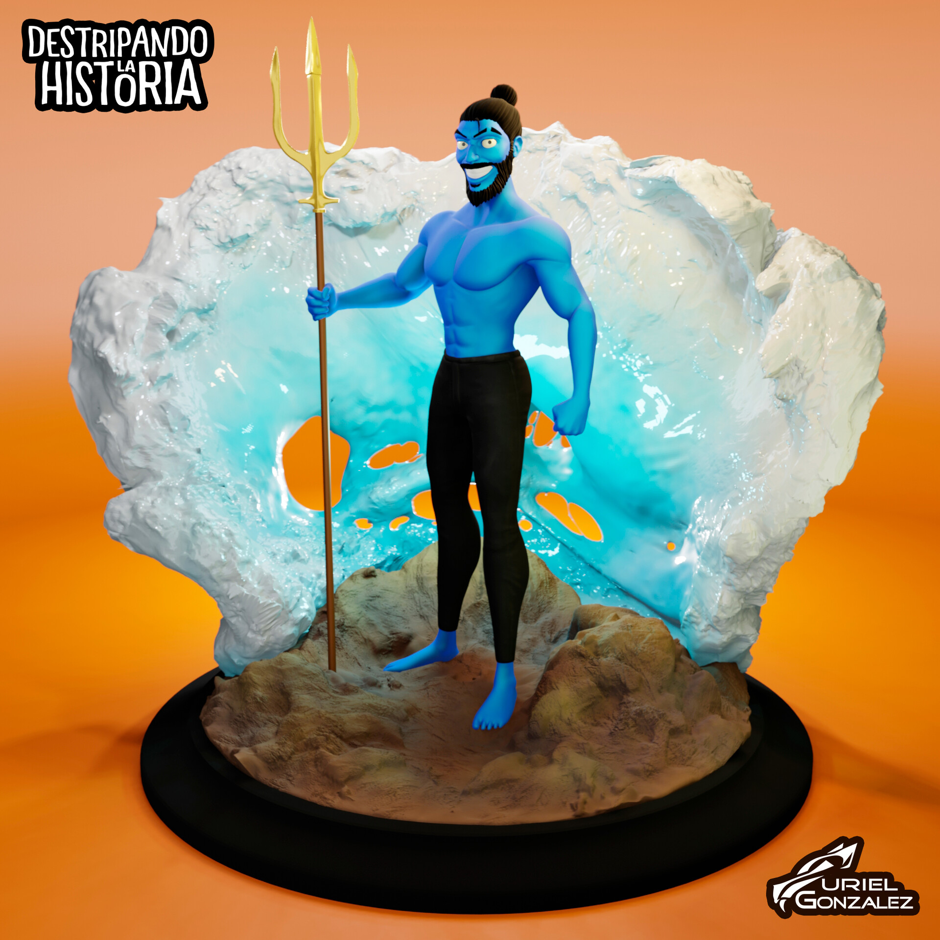 Uriel Gonzalez - POSEIDON "Destripando la Historia" Fan Art