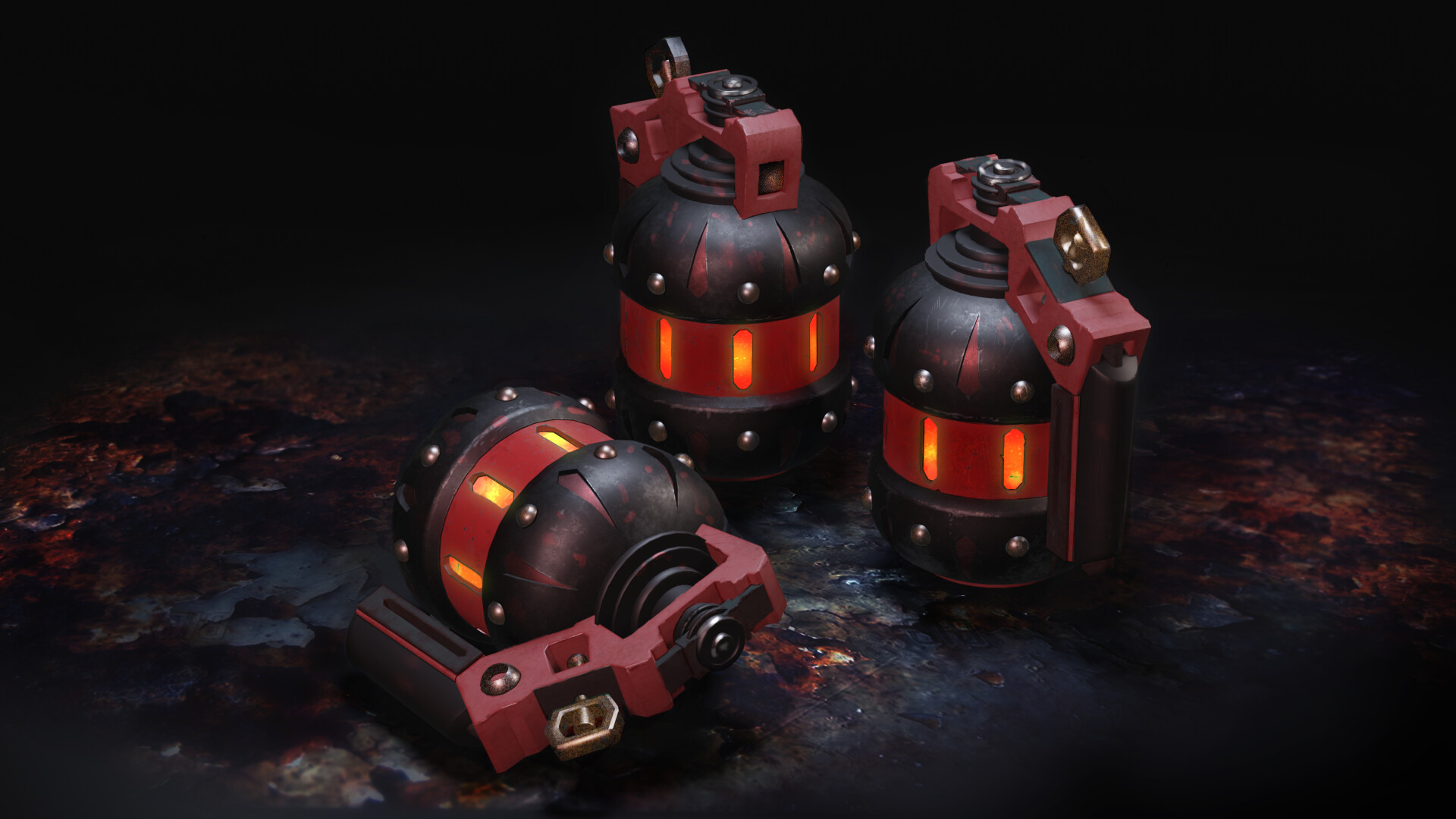ArtStation - Diabolic Frag Grenade
