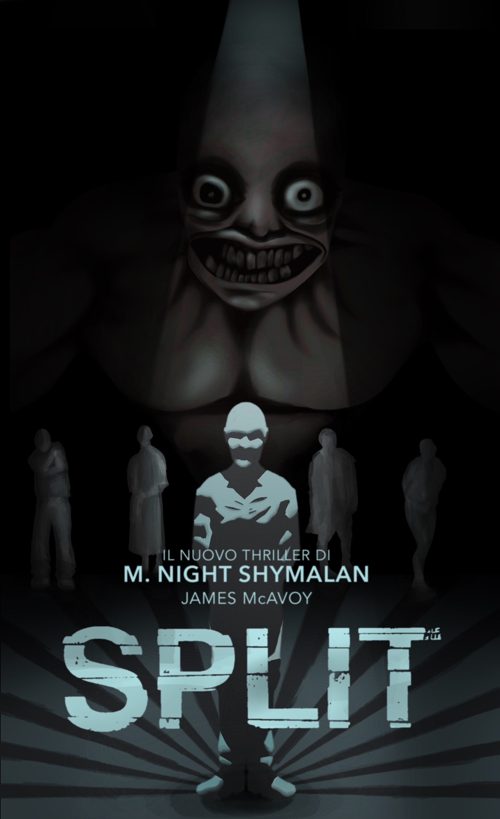 ArtStation - Rework of Split Film Poster