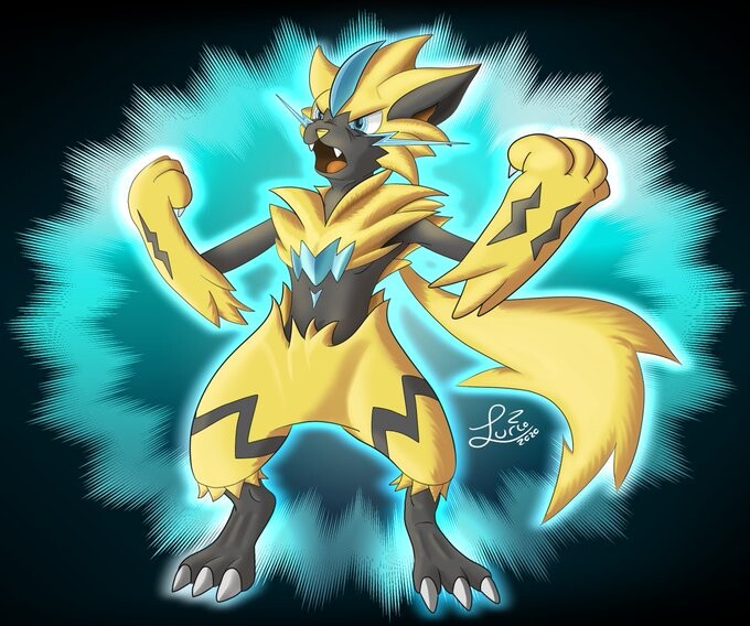 ArtStation - Angry Zeraora