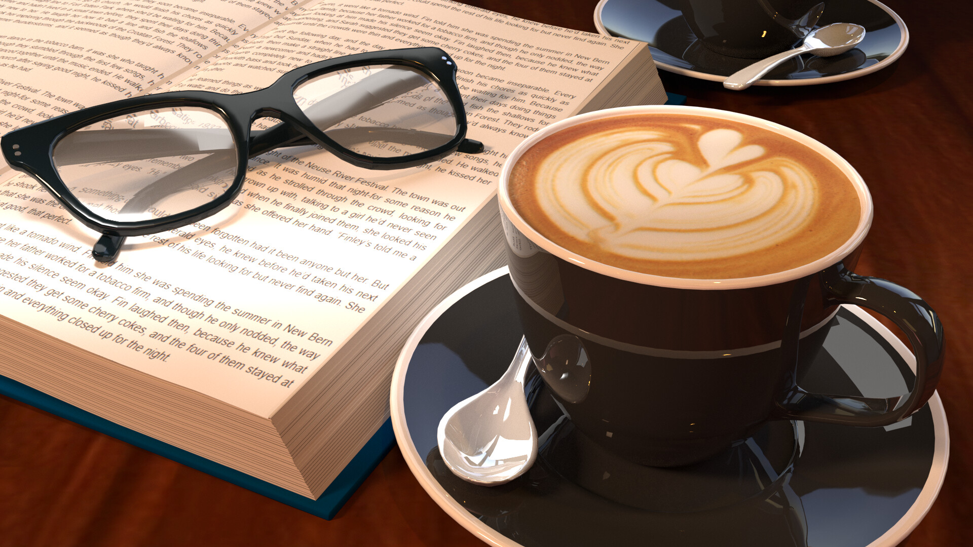 ArtStation - Realistic coffee scene