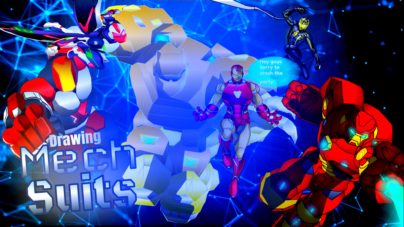 ArtStation - drawing mech suits