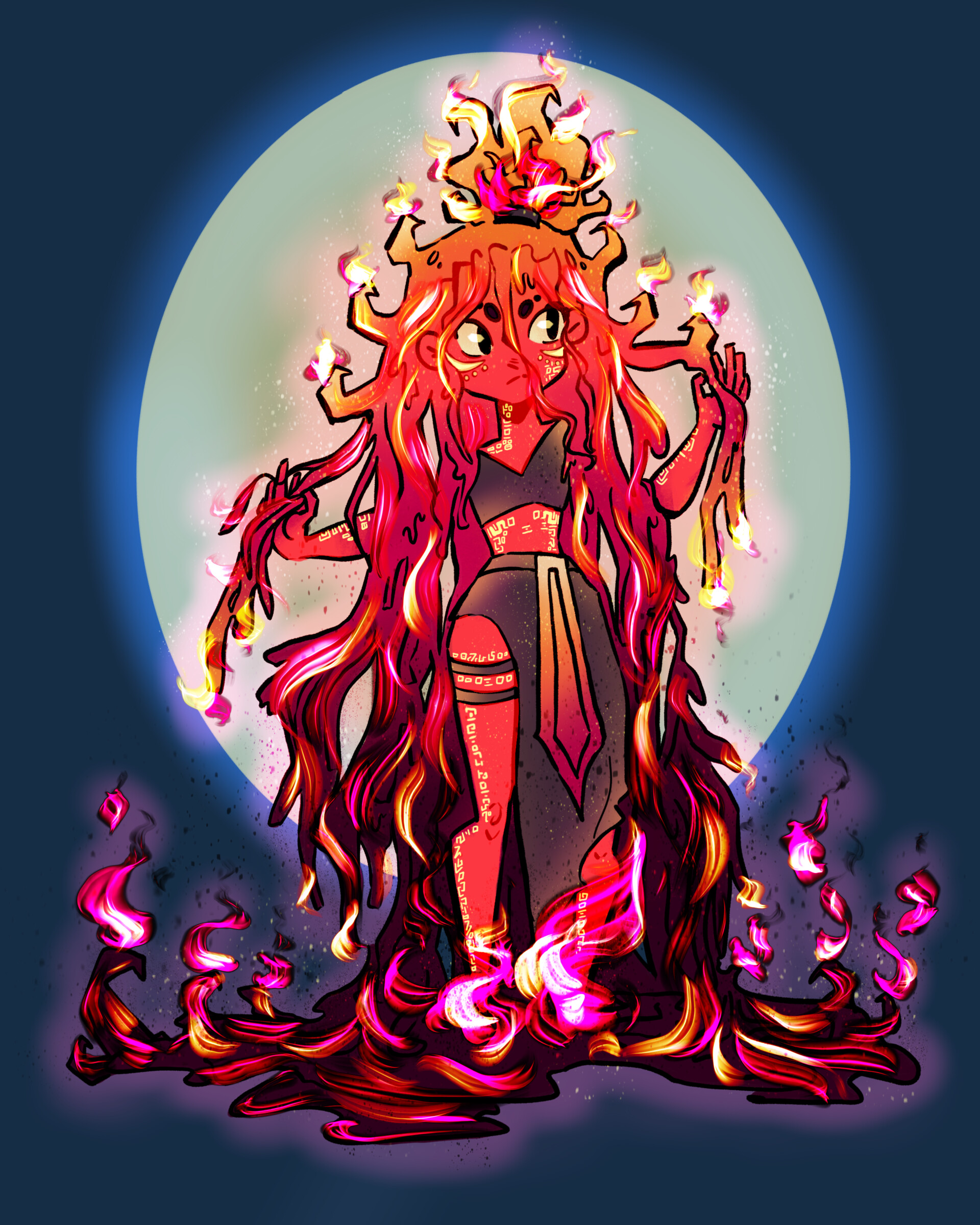 ArtStation - Esta Flame Concept