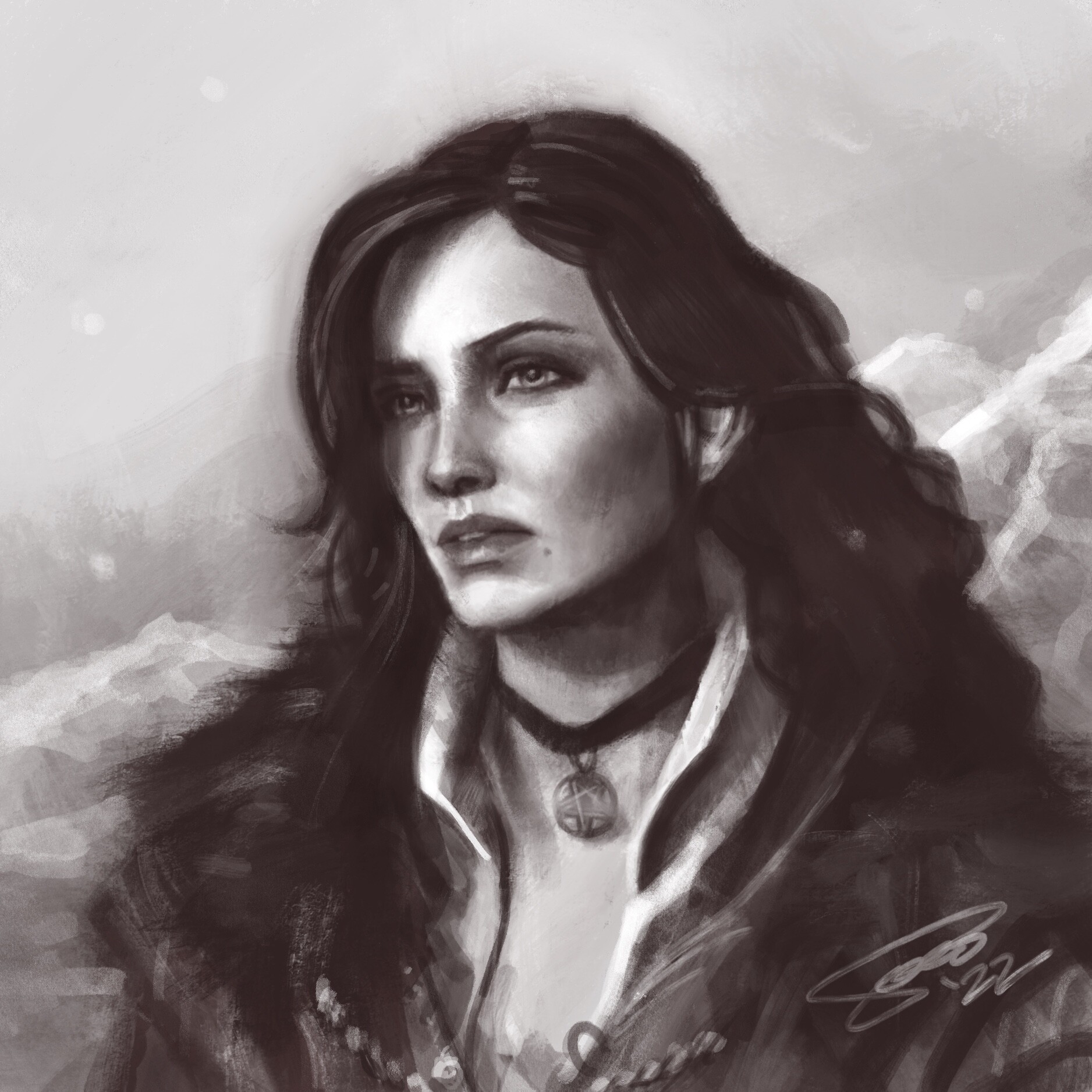 ArtStation - Yennefer of Vengerber from the Witcher 3: The Wild Hunt