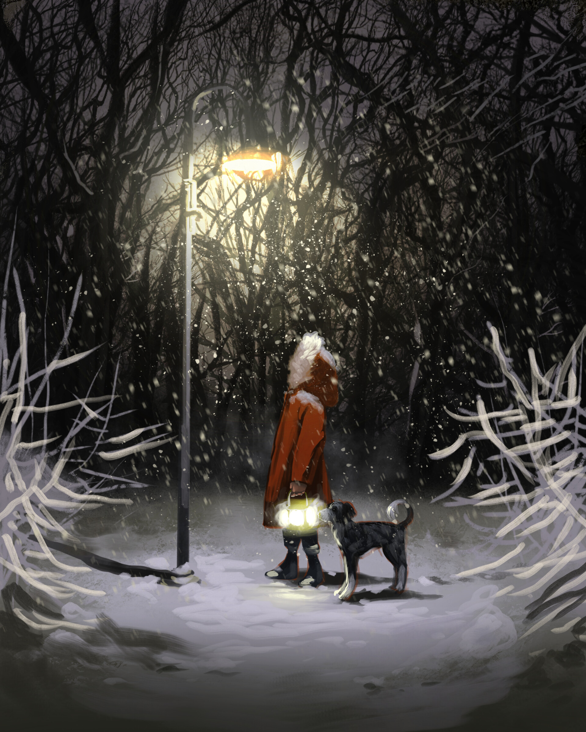 ArtStation - Snowy walk