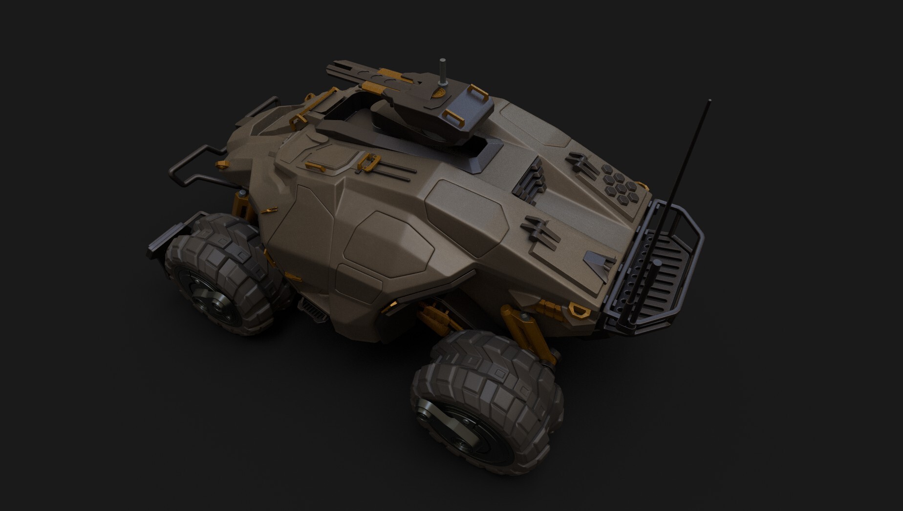 ArtStation - Recon Vehicle : WIP