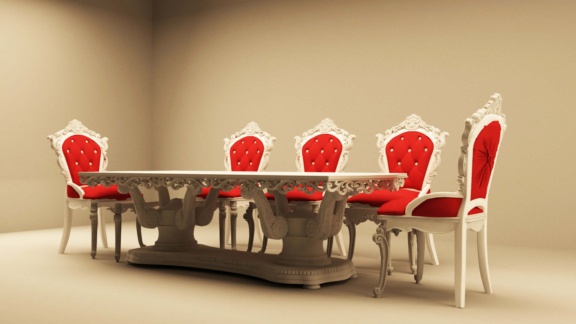 ArtStation - Tabel&chair