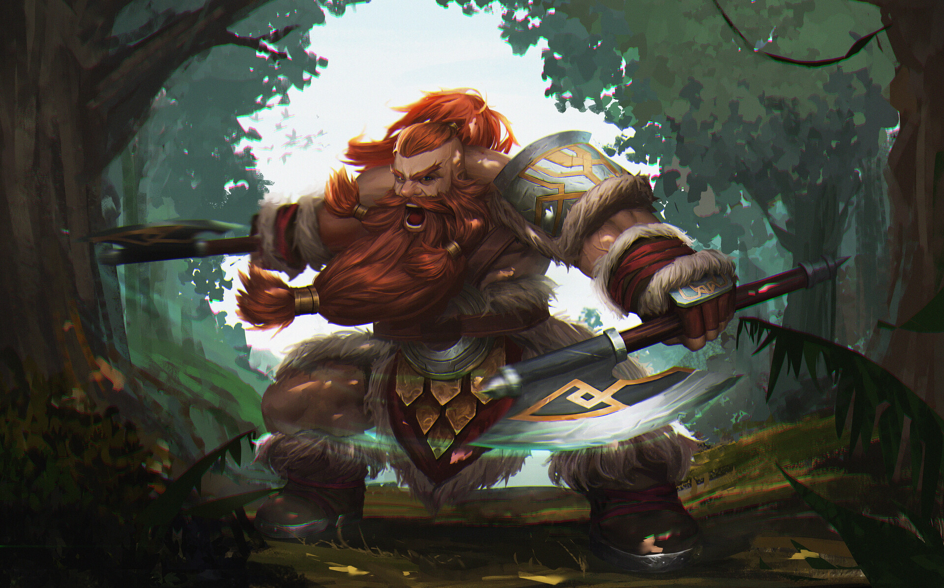 ArtStation - Dwarf Barbarian