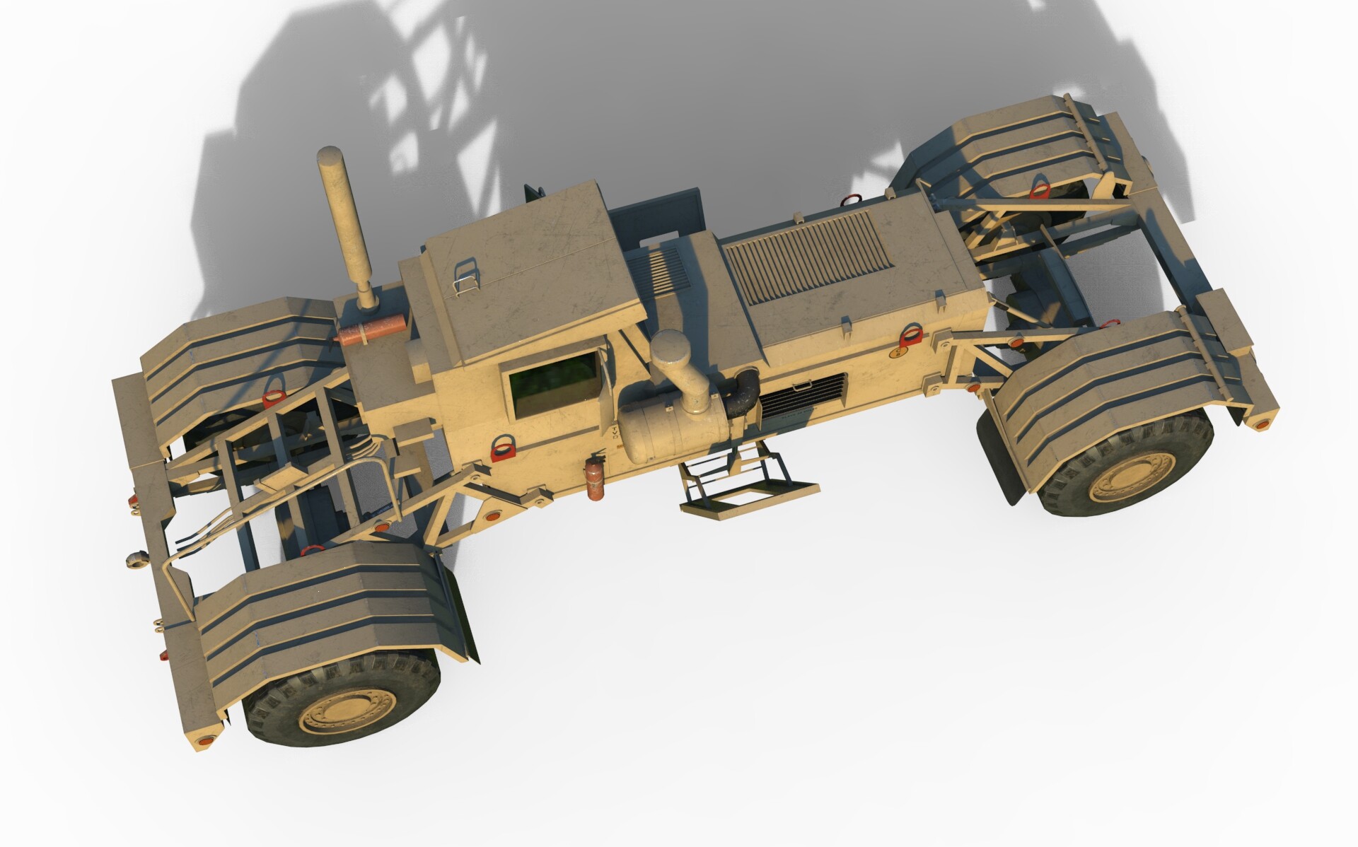Tim Samedov - Husky mine detection vehicle 3D model