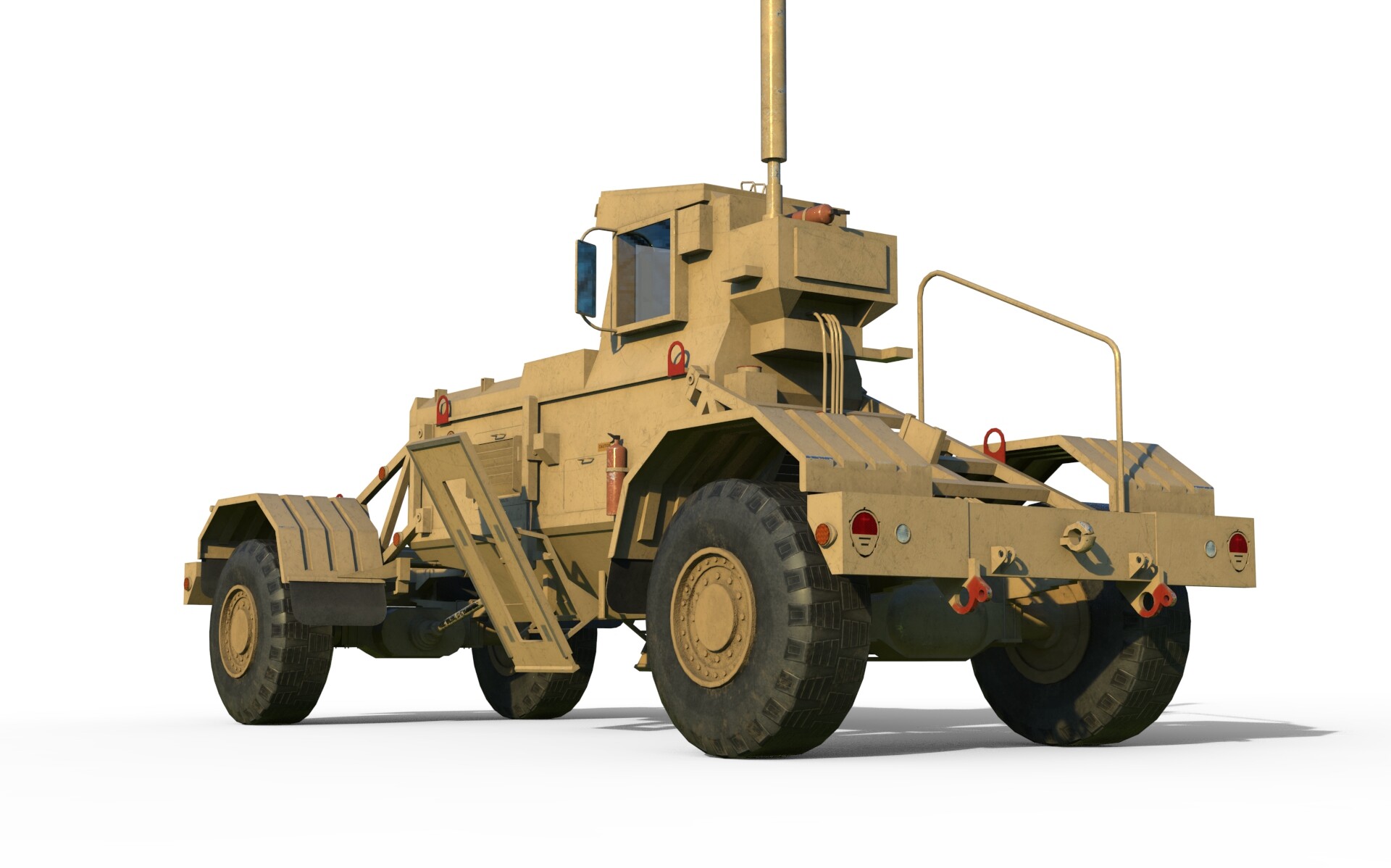 Tim Samedov - Husky mine detection vehicle 3D model