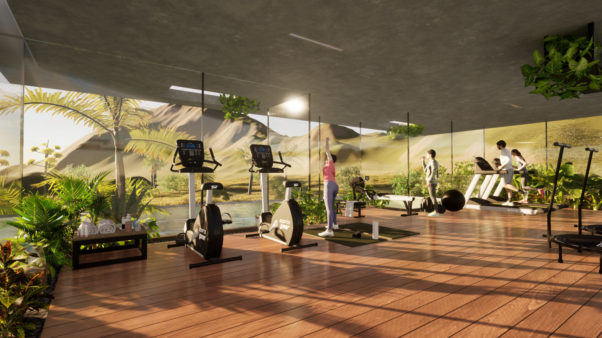 ArtStation - TM Challenge 8 "Natural Gym"