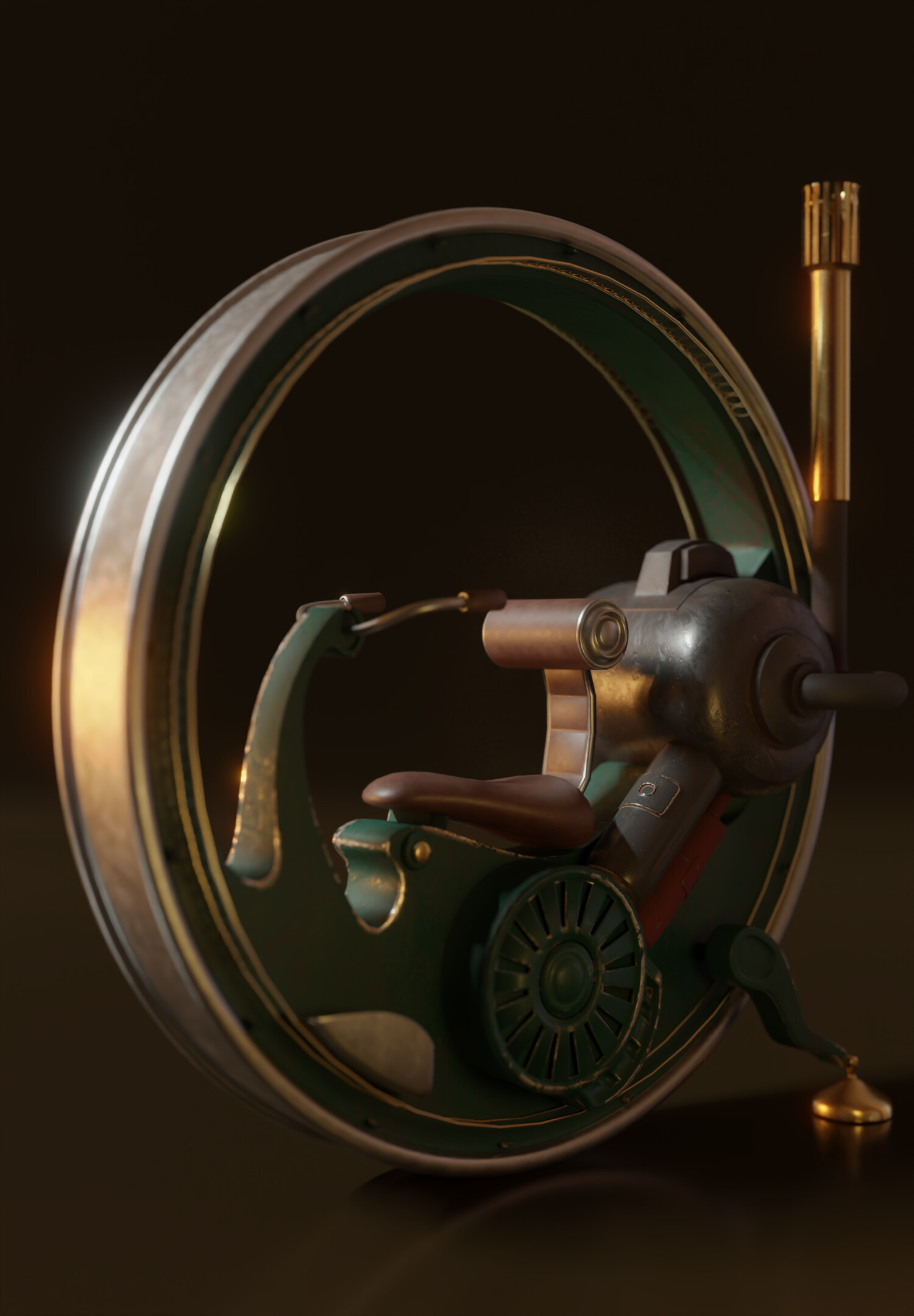 ArtStation - Steam punk Monobike