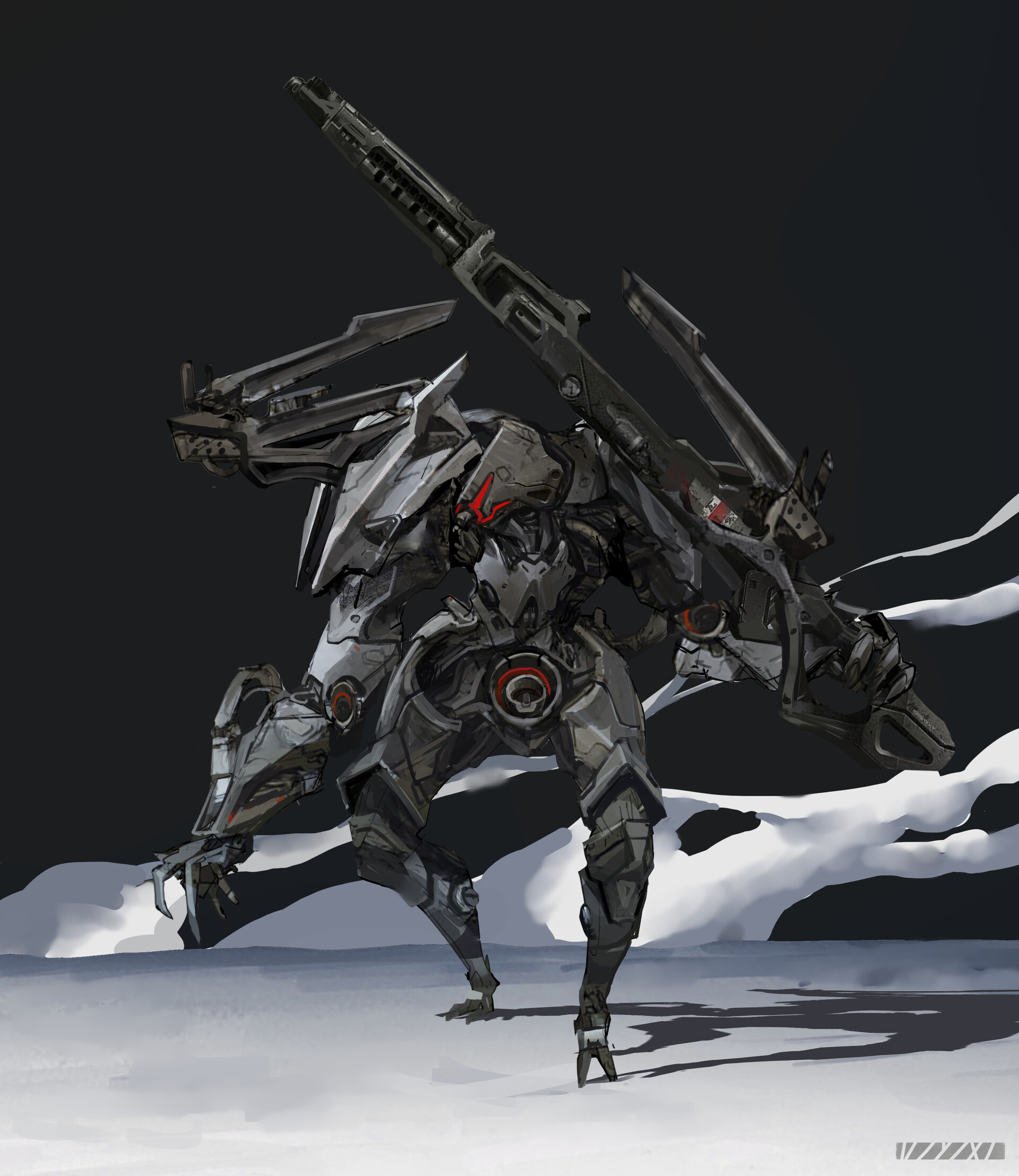 ArtStation - Mechanical soldier
