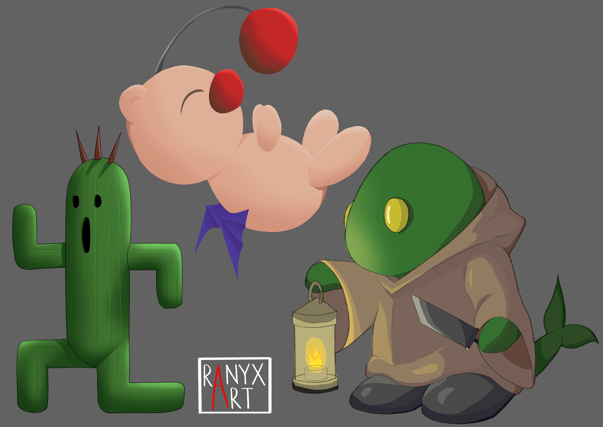 ArtStation - Final Fantasy Mascots