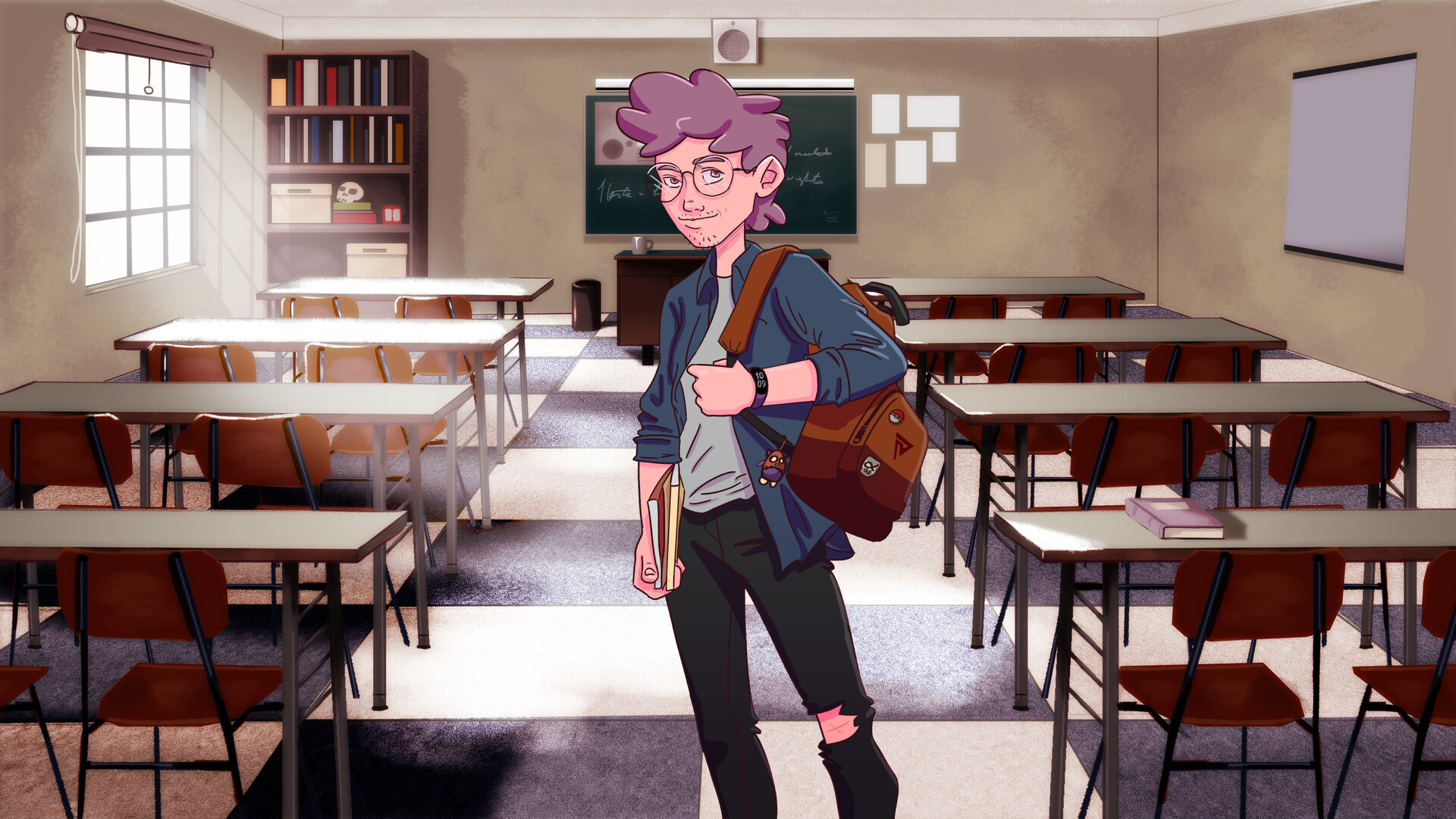 ArtStation - Visual Novel - Character and Background Illustration