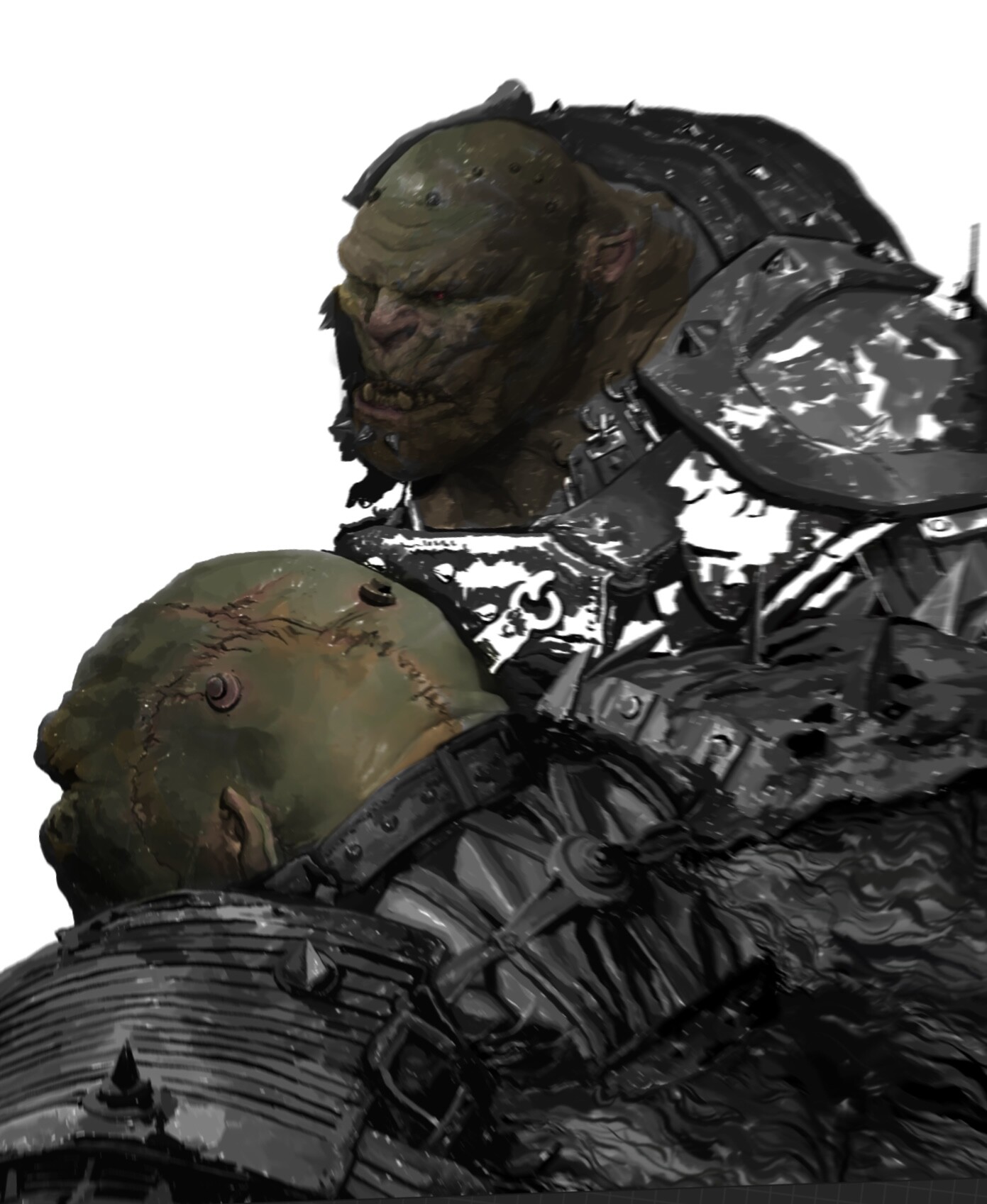 Daniel Irwin - Battle Scene (Lamenters Chapter Space Marines vs Goff ...