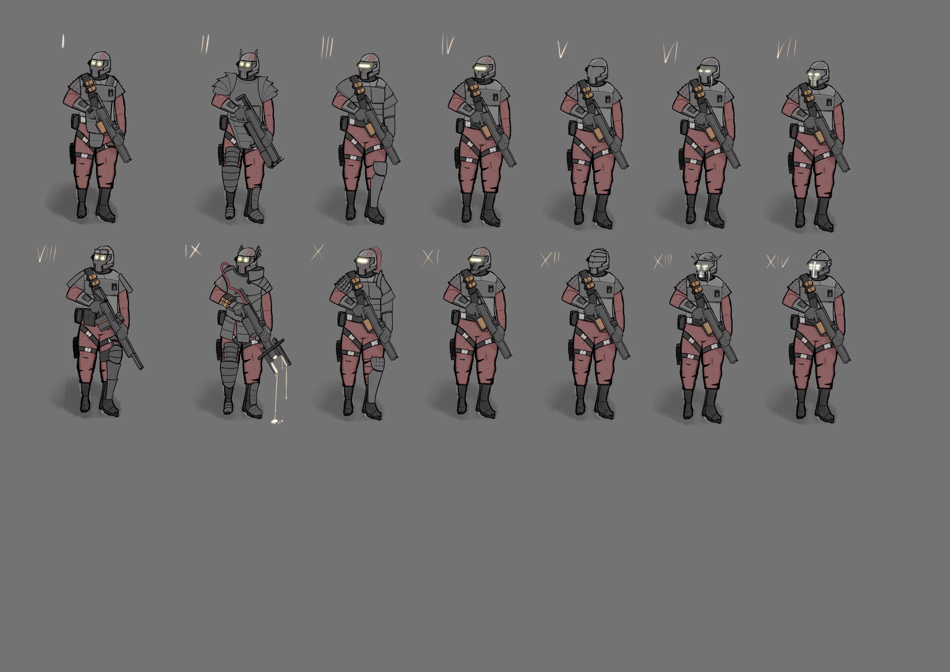 ArtStation - Soldier concepts