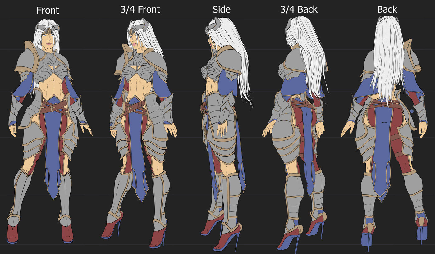 Chris Dech - Fantasy Female Knight