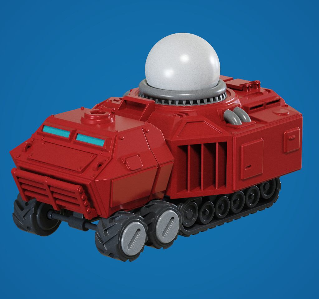 ArtStation - Tesla tank from RA1