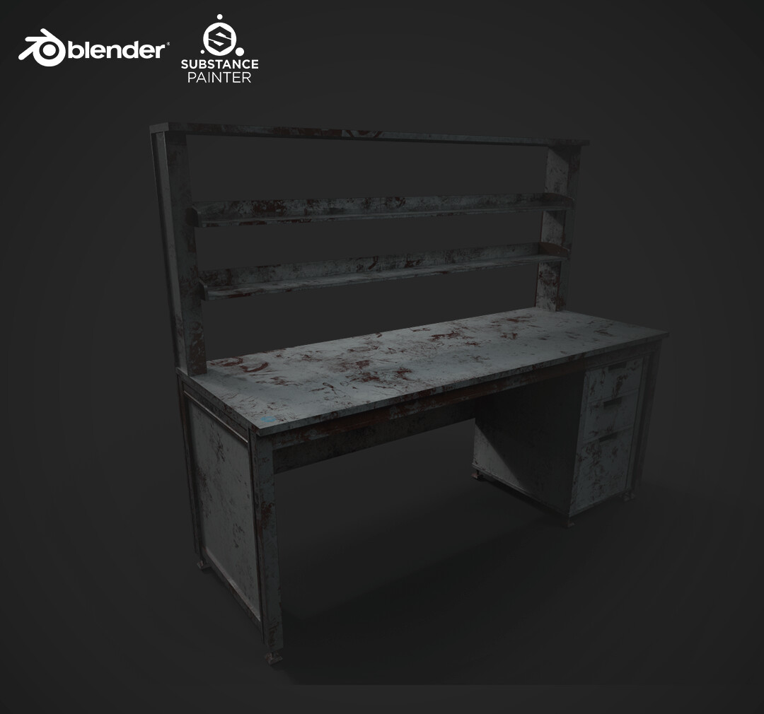 Marcelo Silva - Post-Apocalyptic Horror: Laboratory Desk