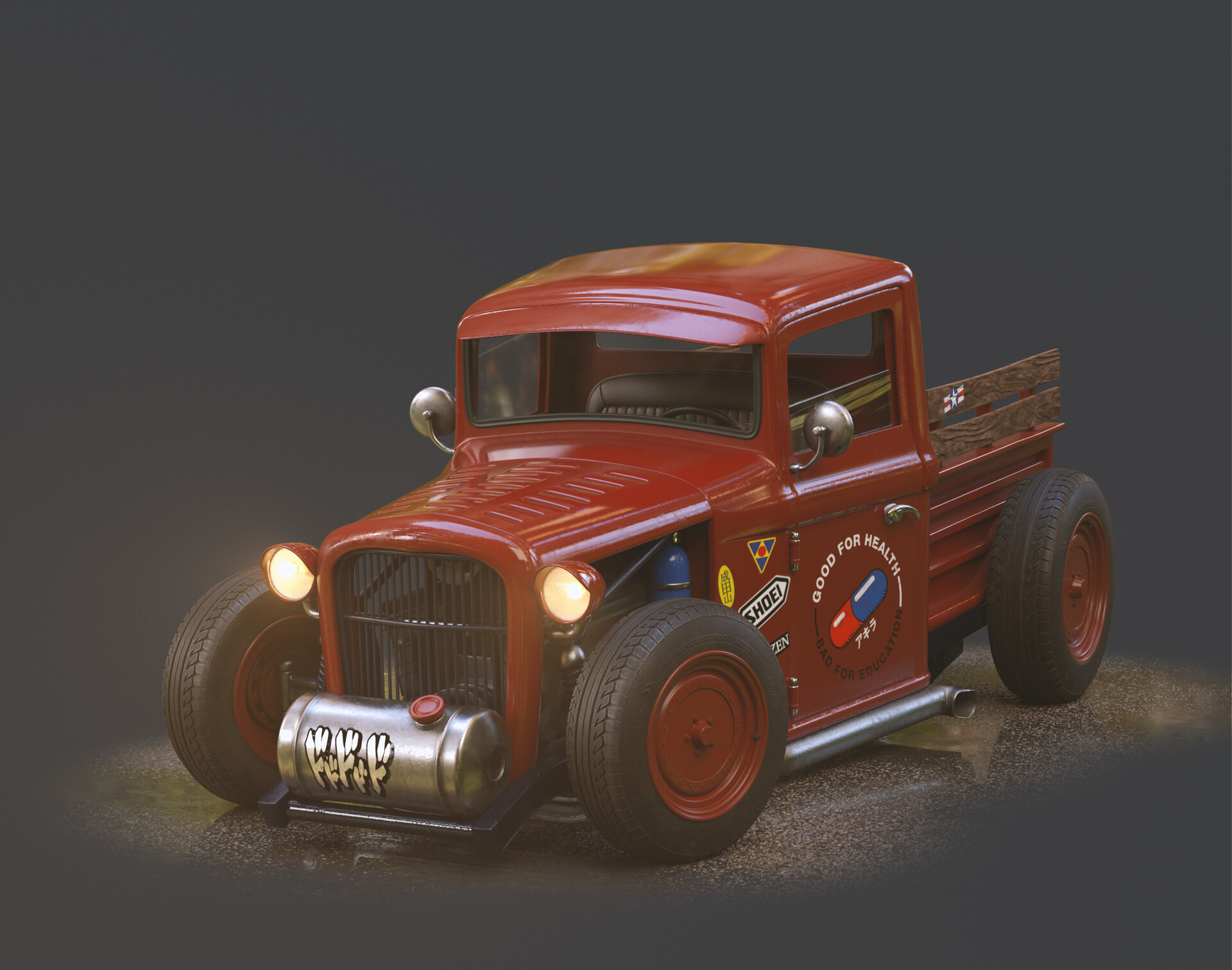 Akira Truck Substance Painter Texture by Victoria Law — ProUser.Me