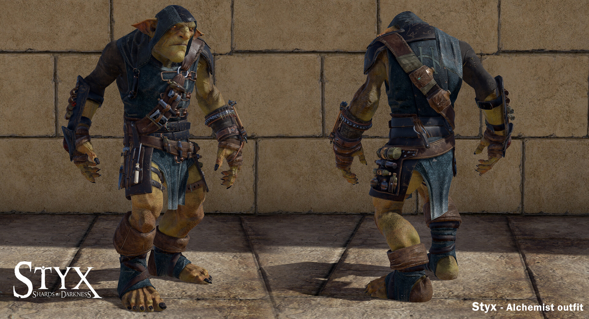 ArtStation - Styx - Alchemist toolbox outfit - 2015