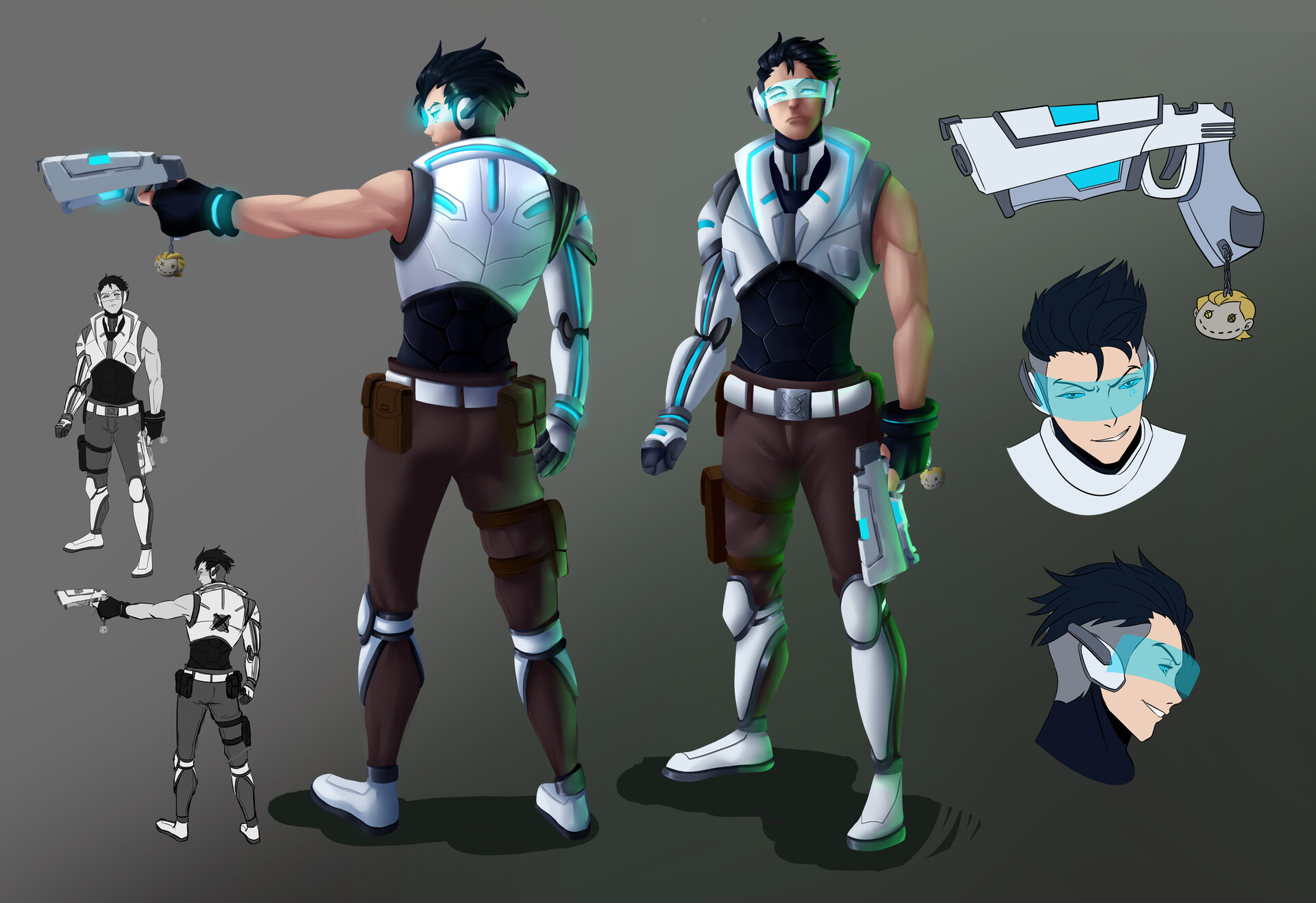 ArtStation - Garrick vs Junker - Character Concept Design