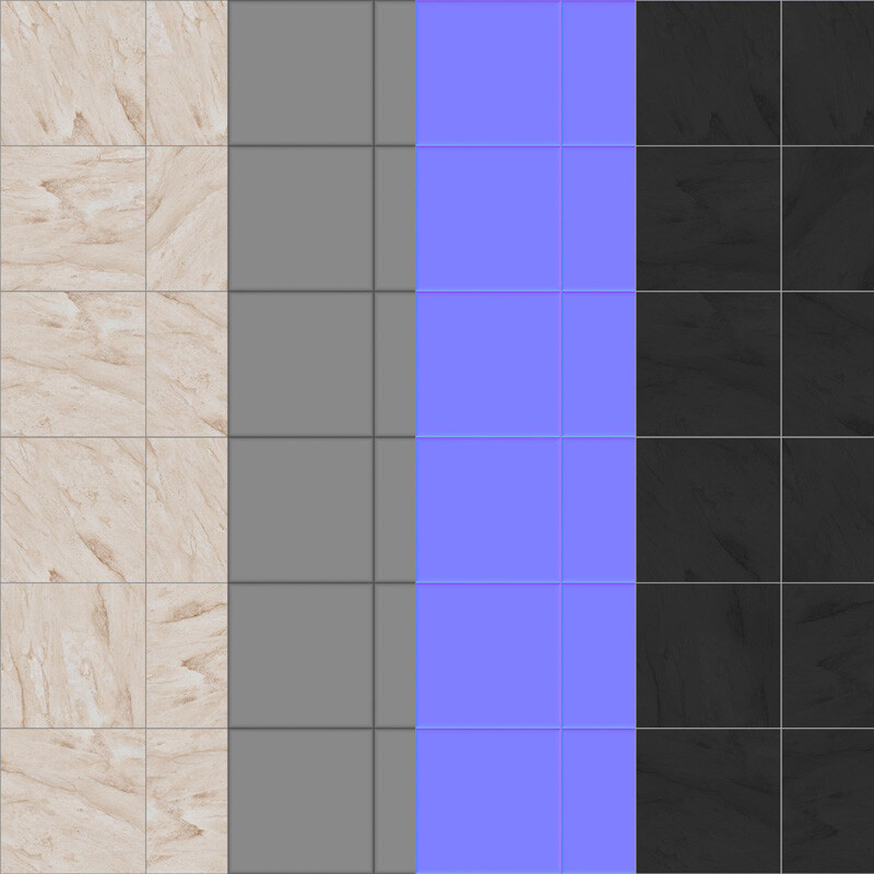PBR Textures Free Download - Ceramic Brown Marble Tile Seamless PBR ...