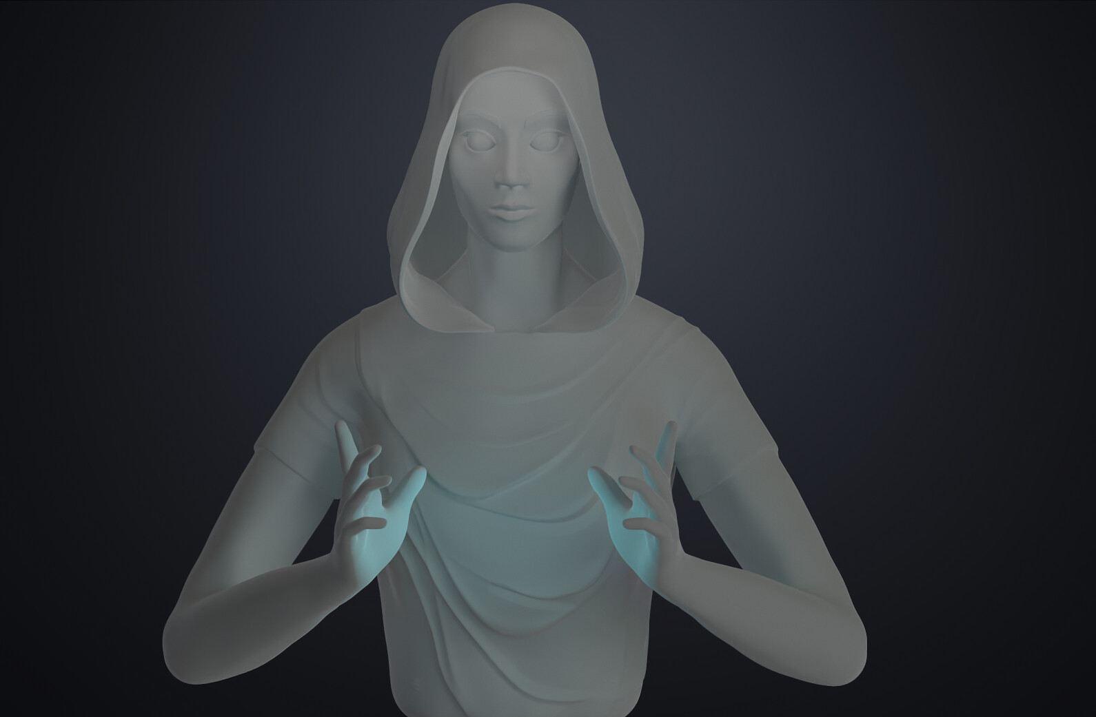 ArtStation - Statue for location "Prayer"