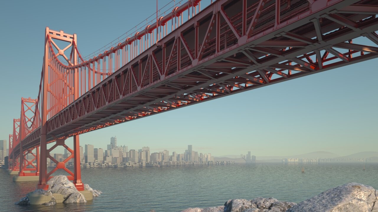 ArtStation - Exterior Daytime Scene using V-Ray for Maya