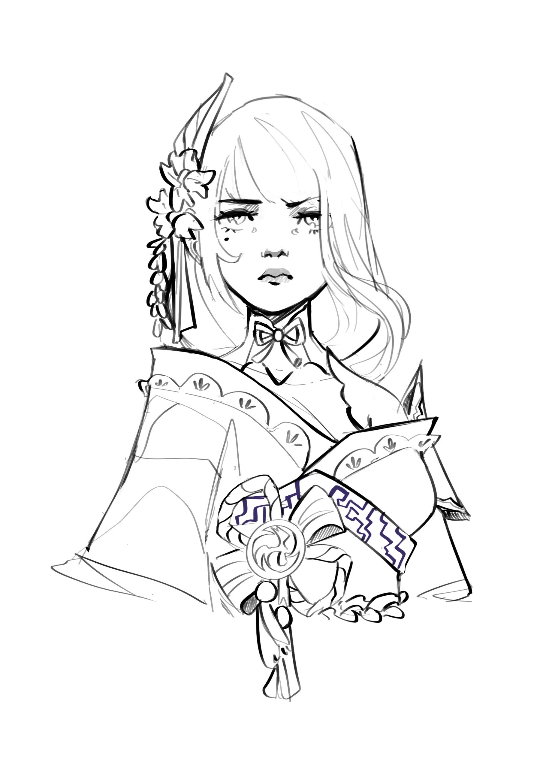 shogun coloring page