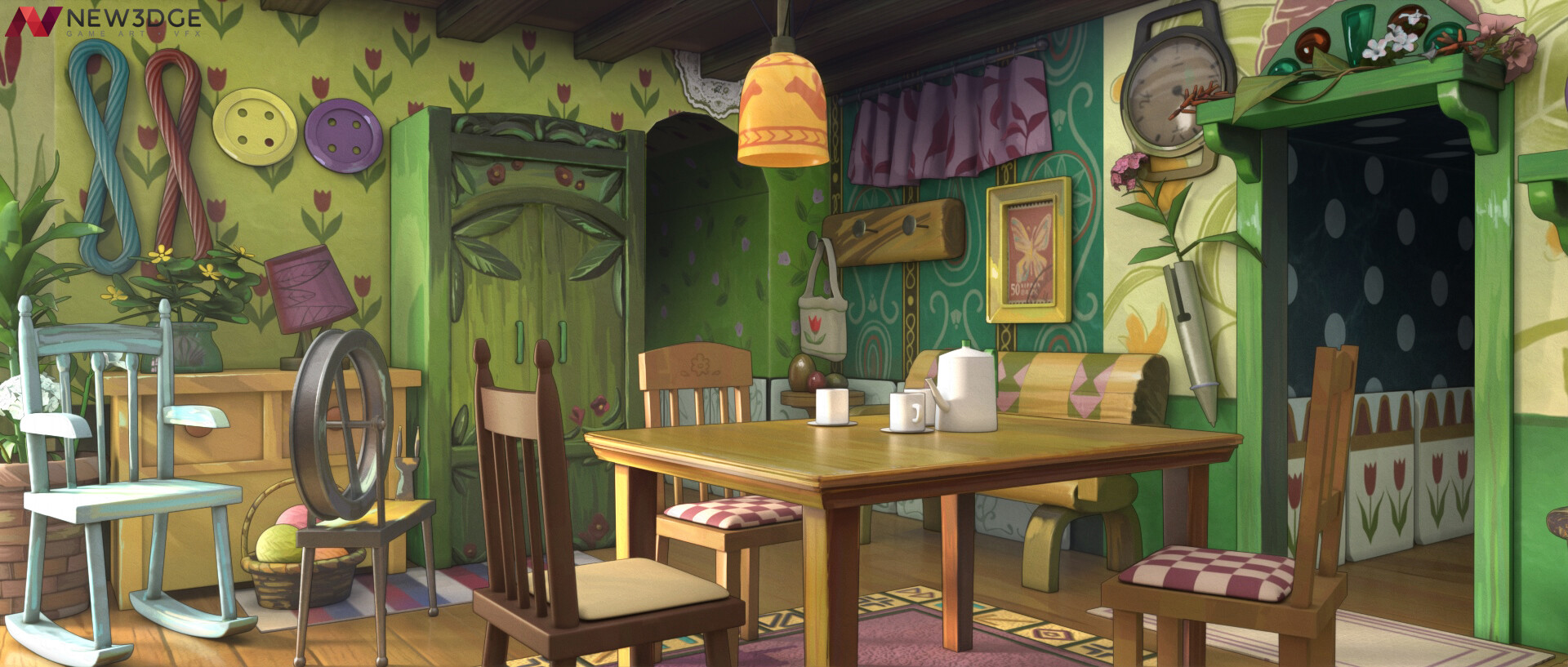 ArtStation - Arrietty's living room