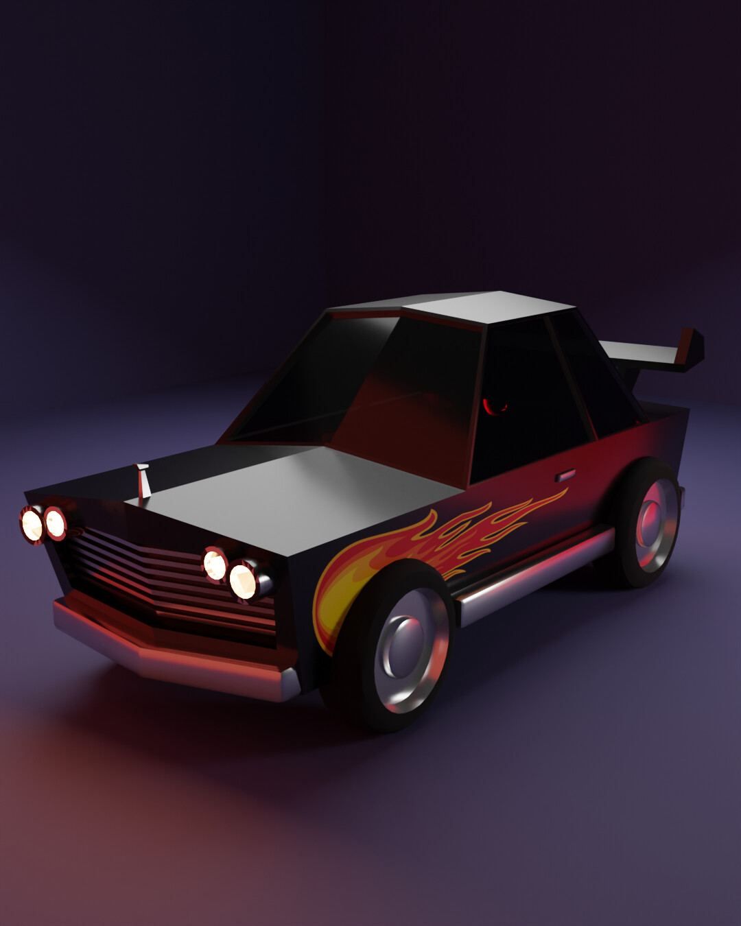 ArtStation - Nostalgic Race Car