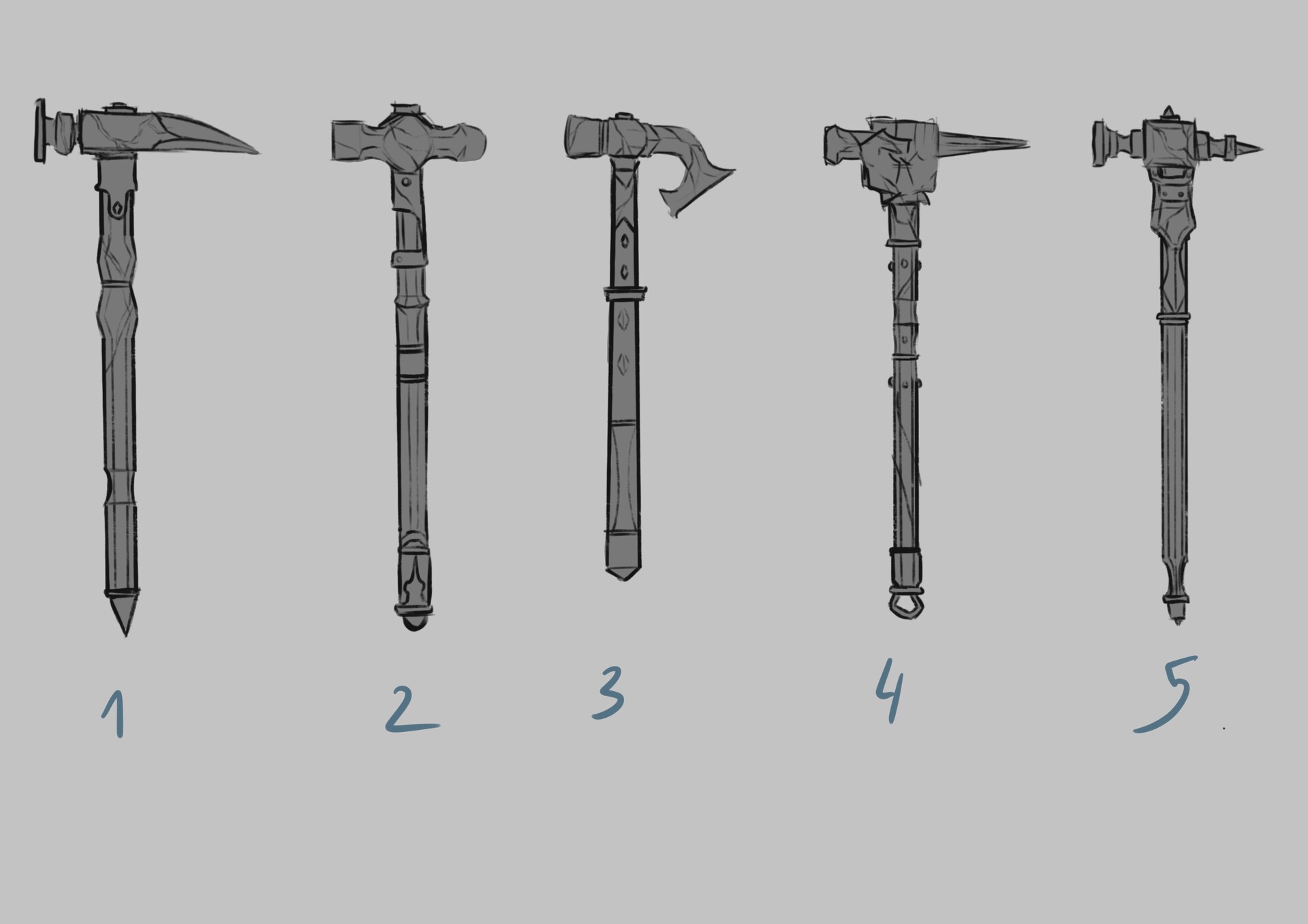 ArtStation - Commission weapons 1