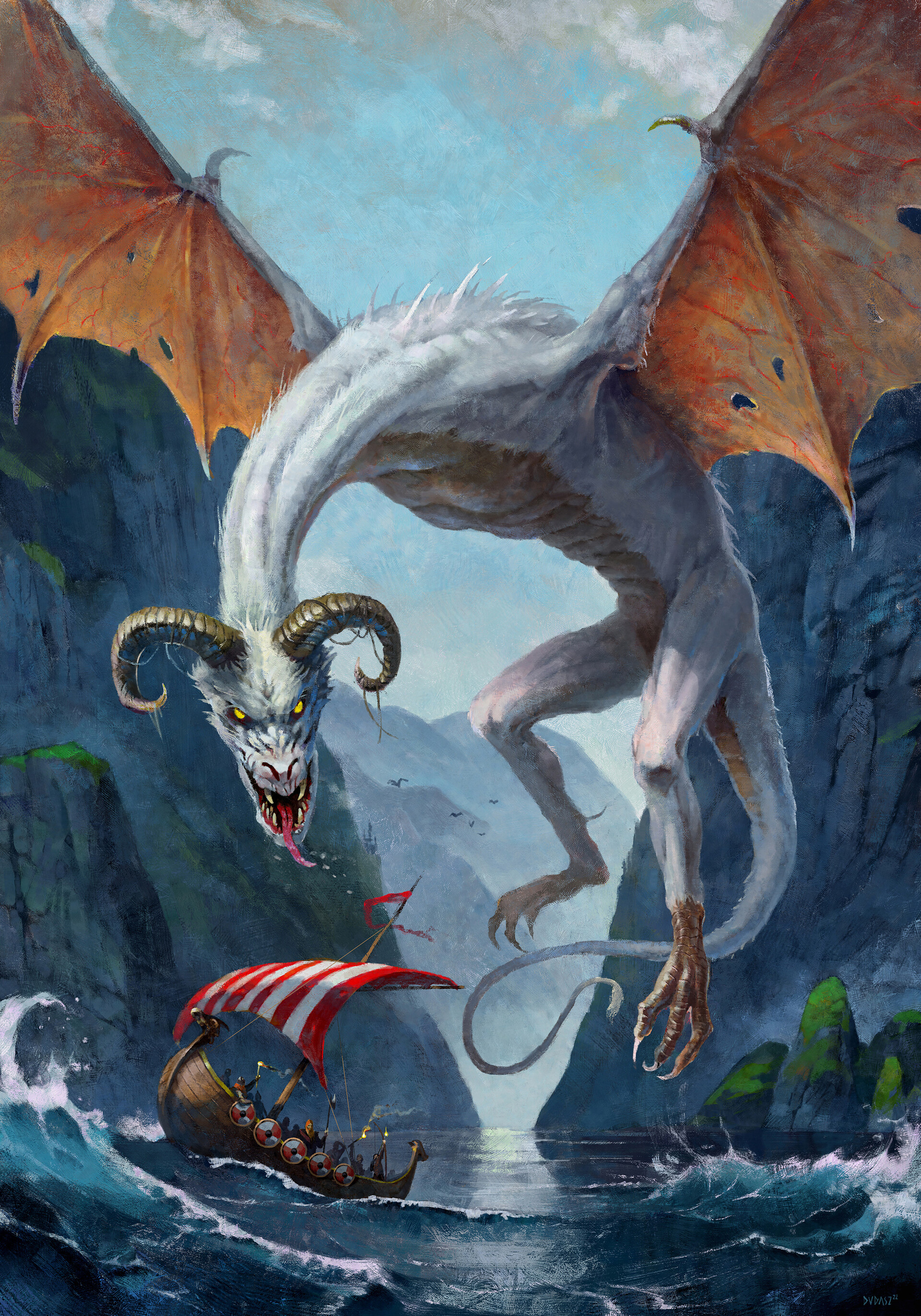ArtStation - White Dragon