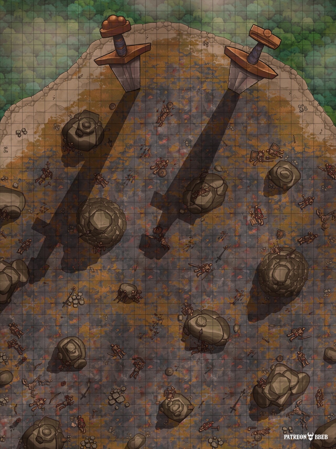 ArtStation - The Field of Swords