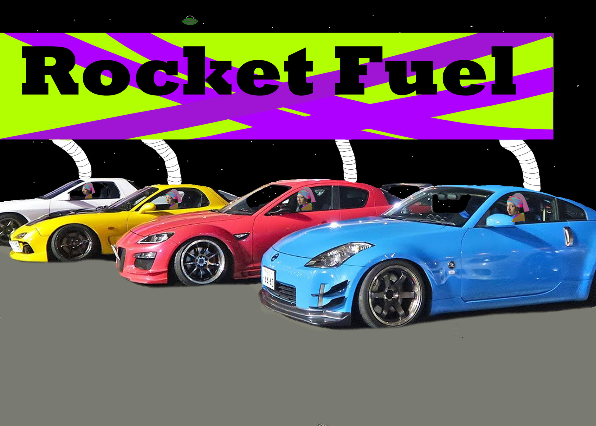 ArtStation - cars in space