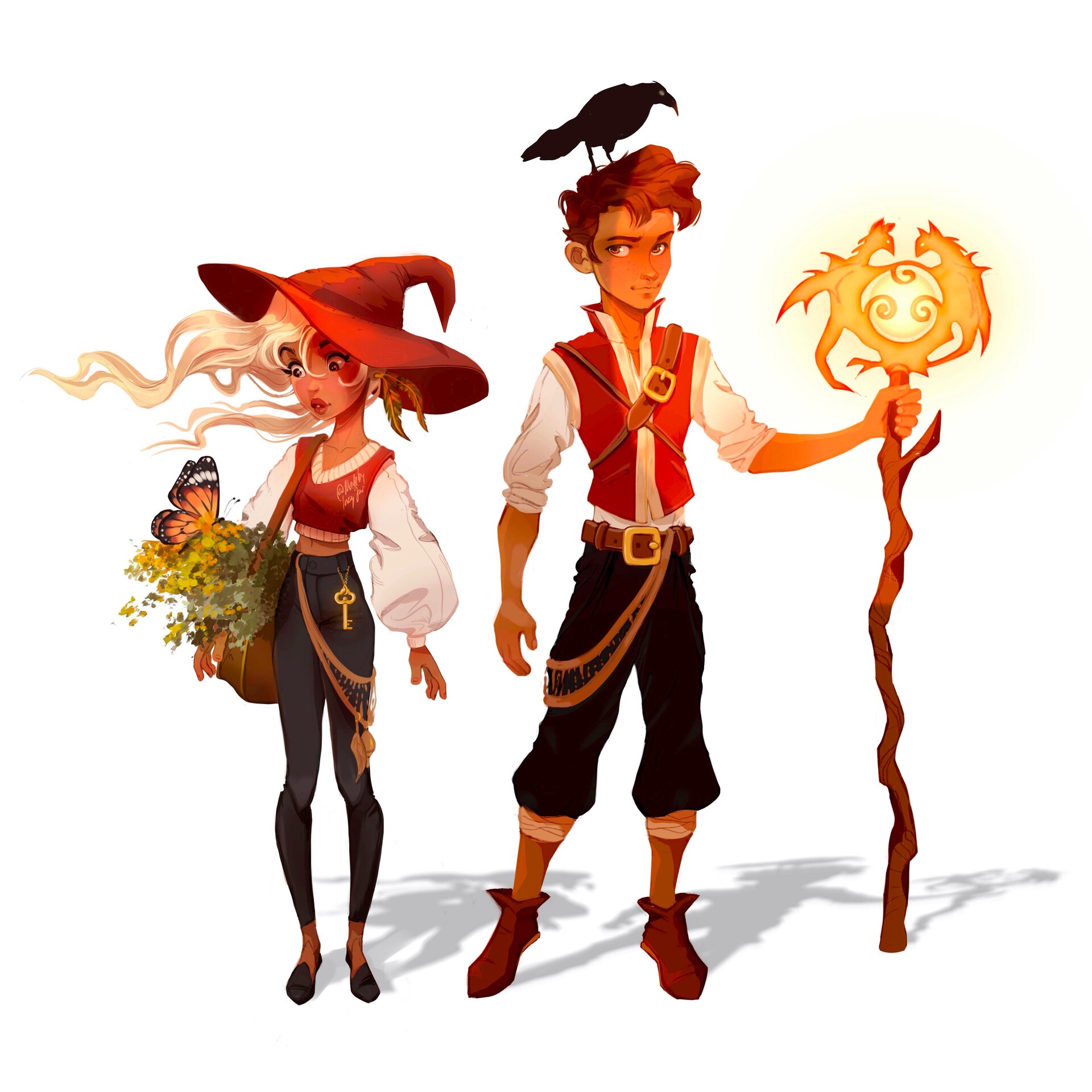 ArtStation - New character design - boy wizard