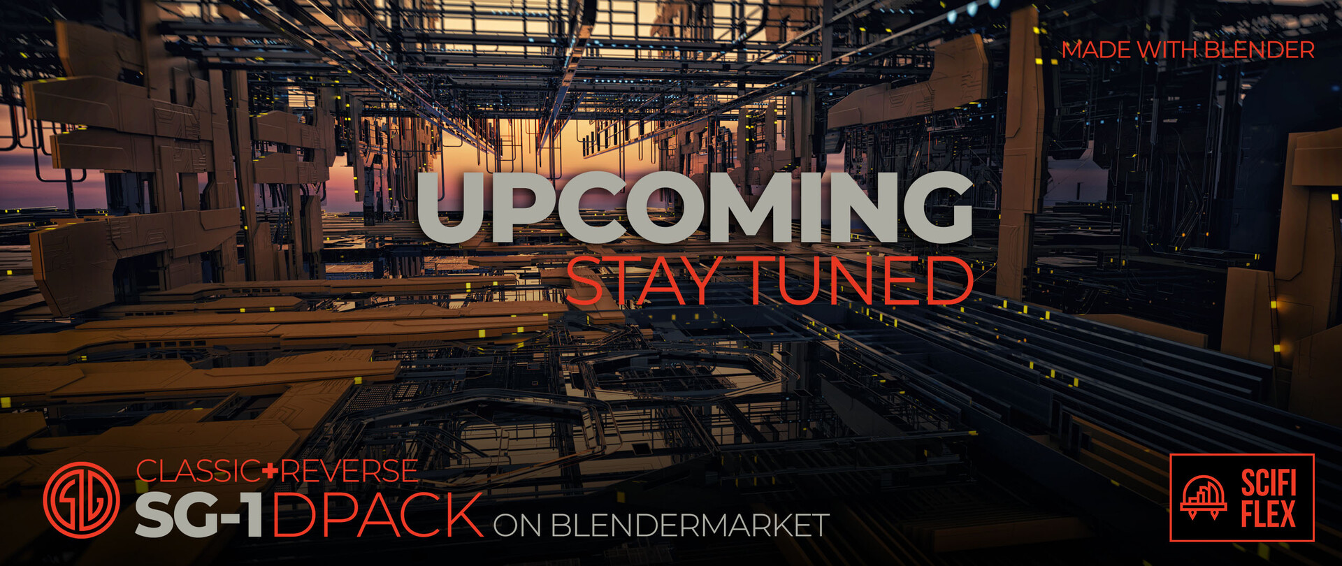 ArtStation - "SG-1" FOR BLENDER - DPACK SCIFI UPCOMING