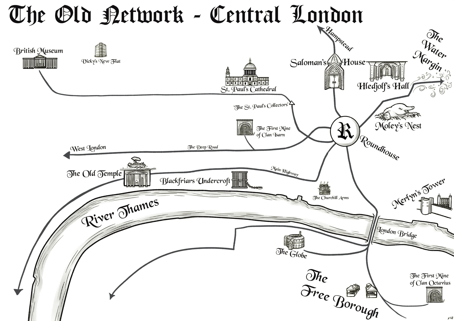 J.N. Hinge (SecondVoltage) - 'The King's Watch' Maps