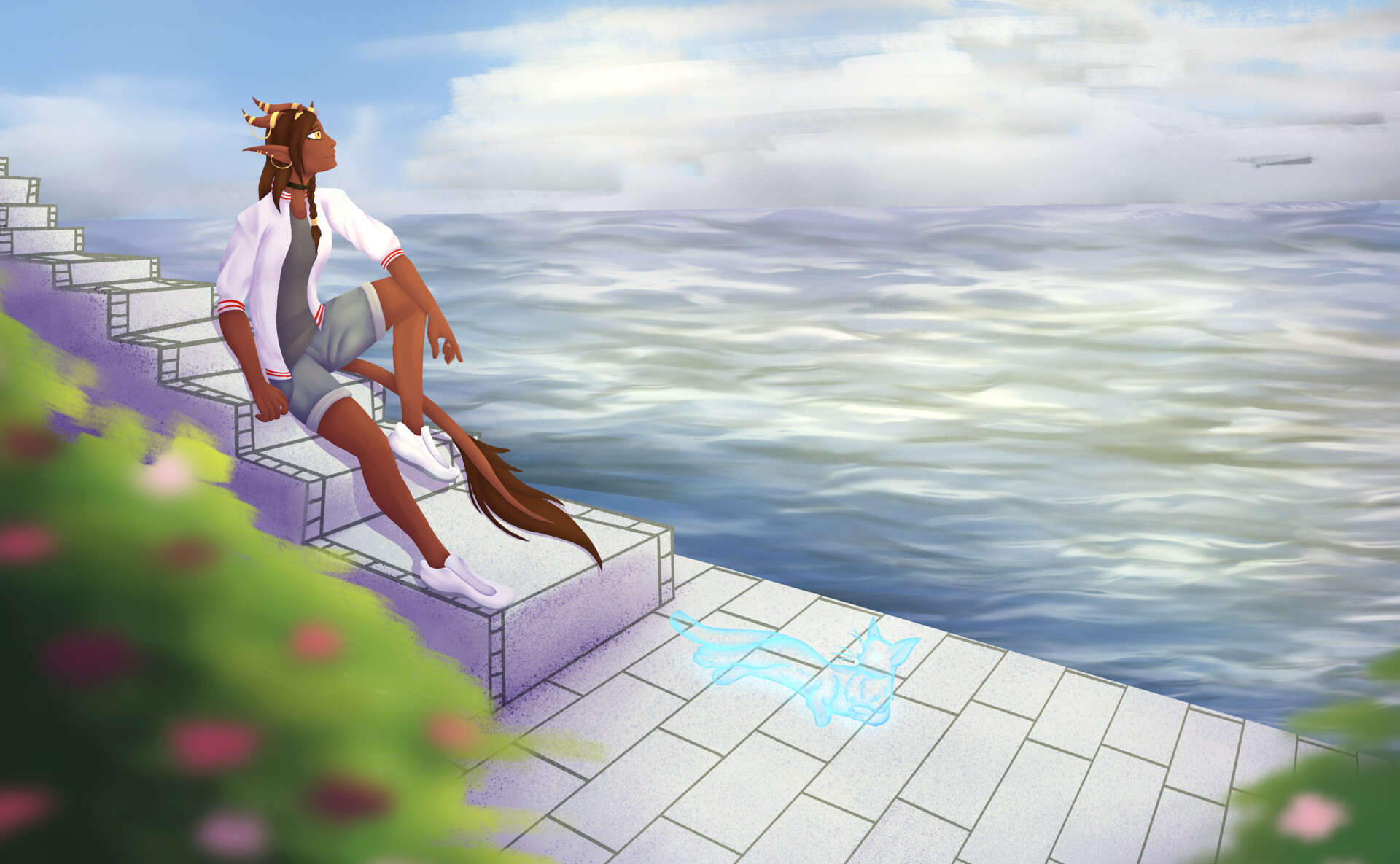 ArtStation - Illuminating a 2d Illustration in Procreate