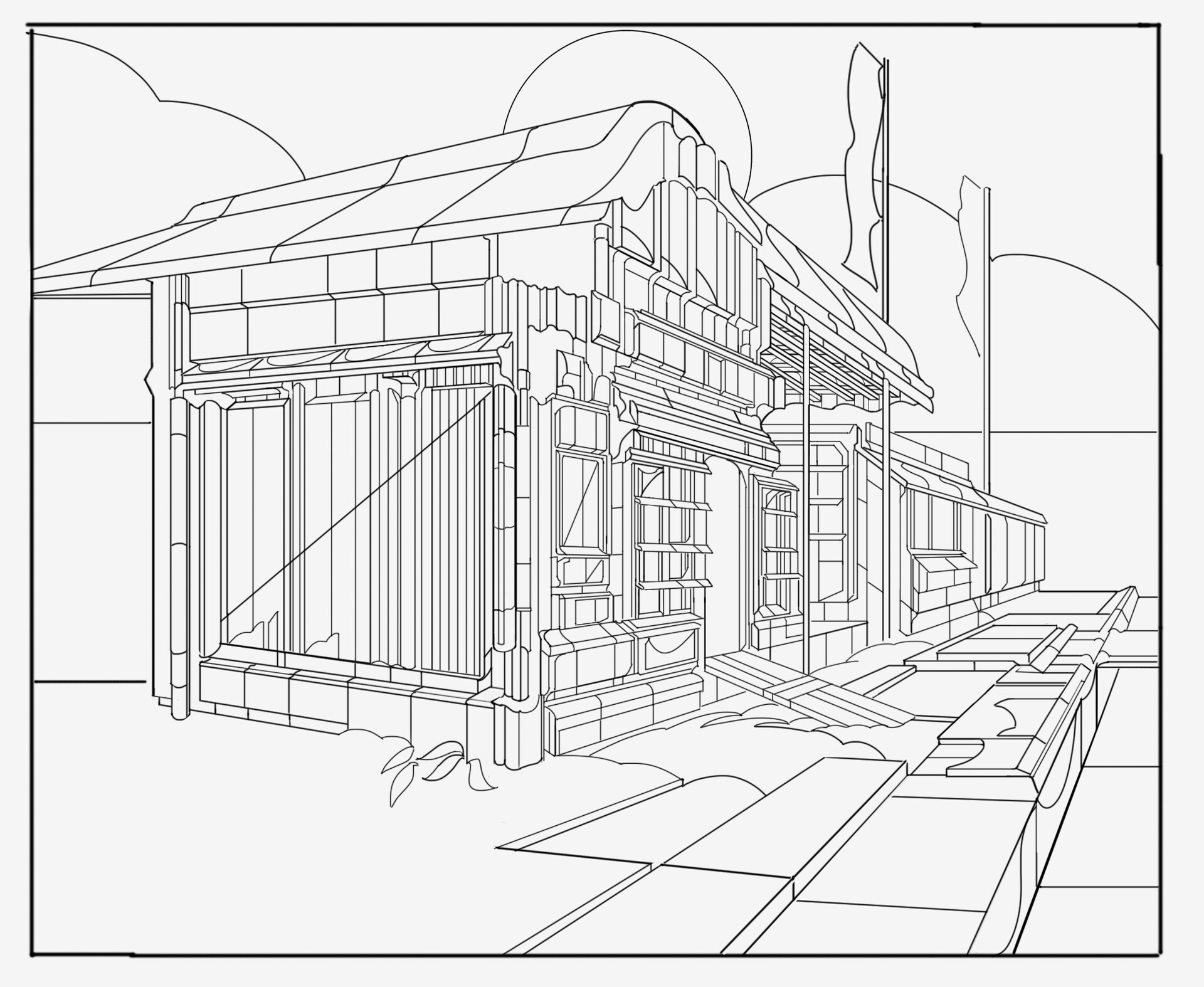 ArtStation - Architecture Lineart