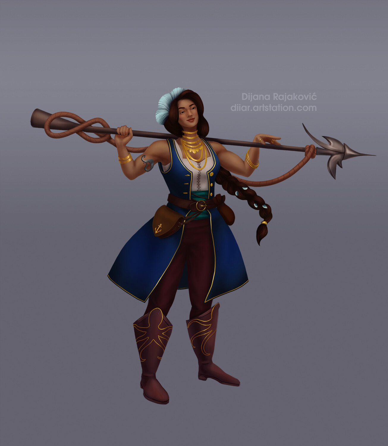 ArtStation - Pirate Captain - Character Design workshop