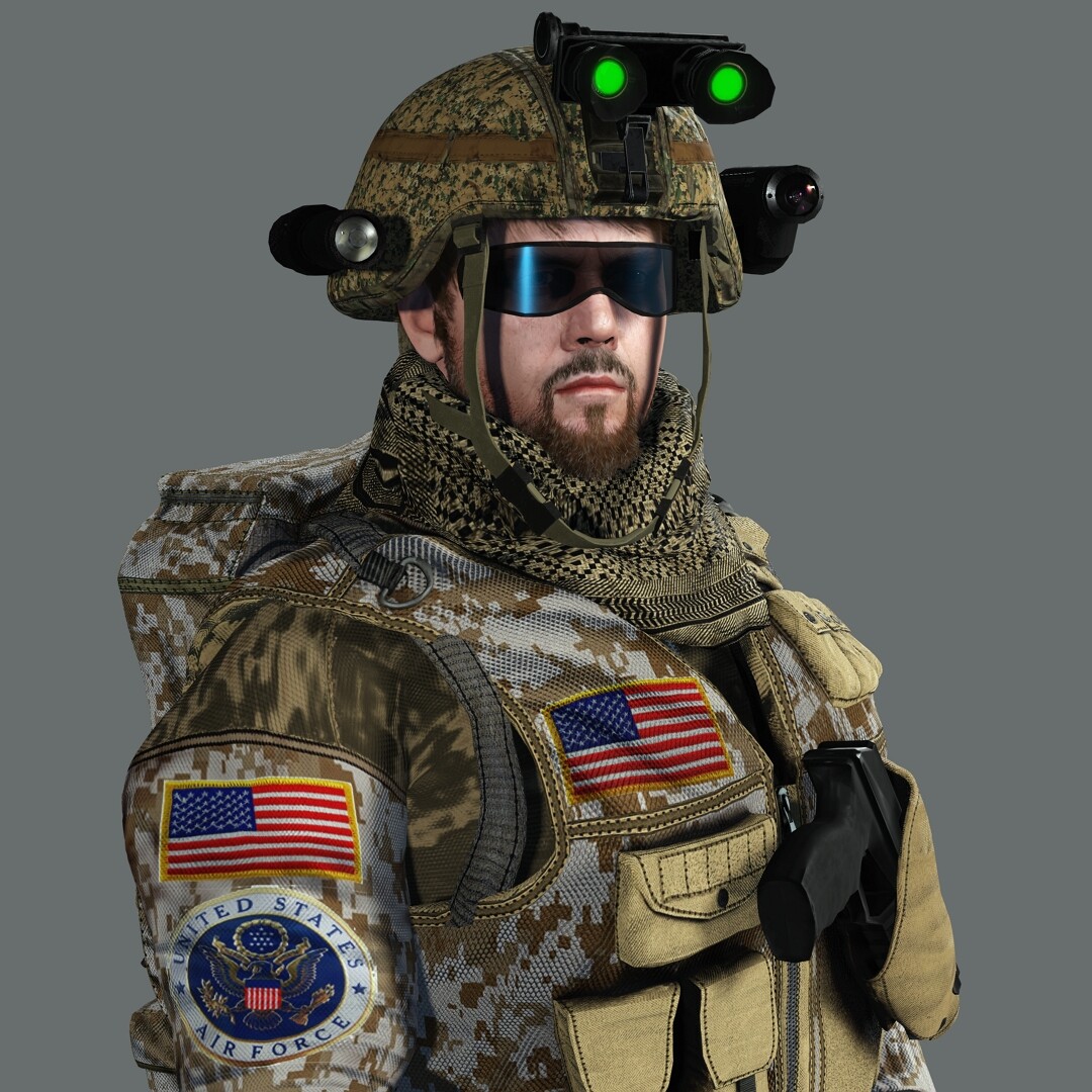ArtStation - Us AirForce Character