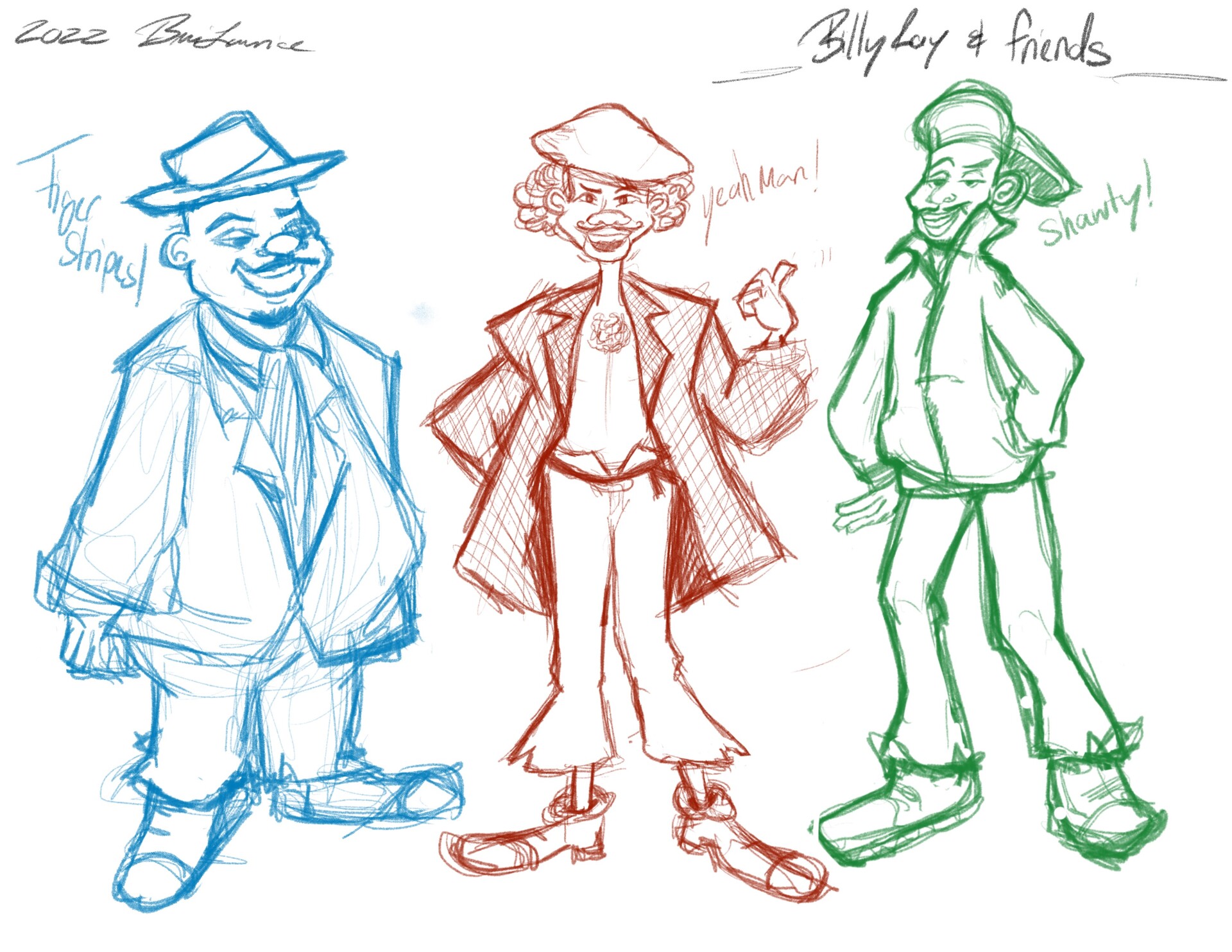 ArtStation - Billy Ray & Friends Concept Art