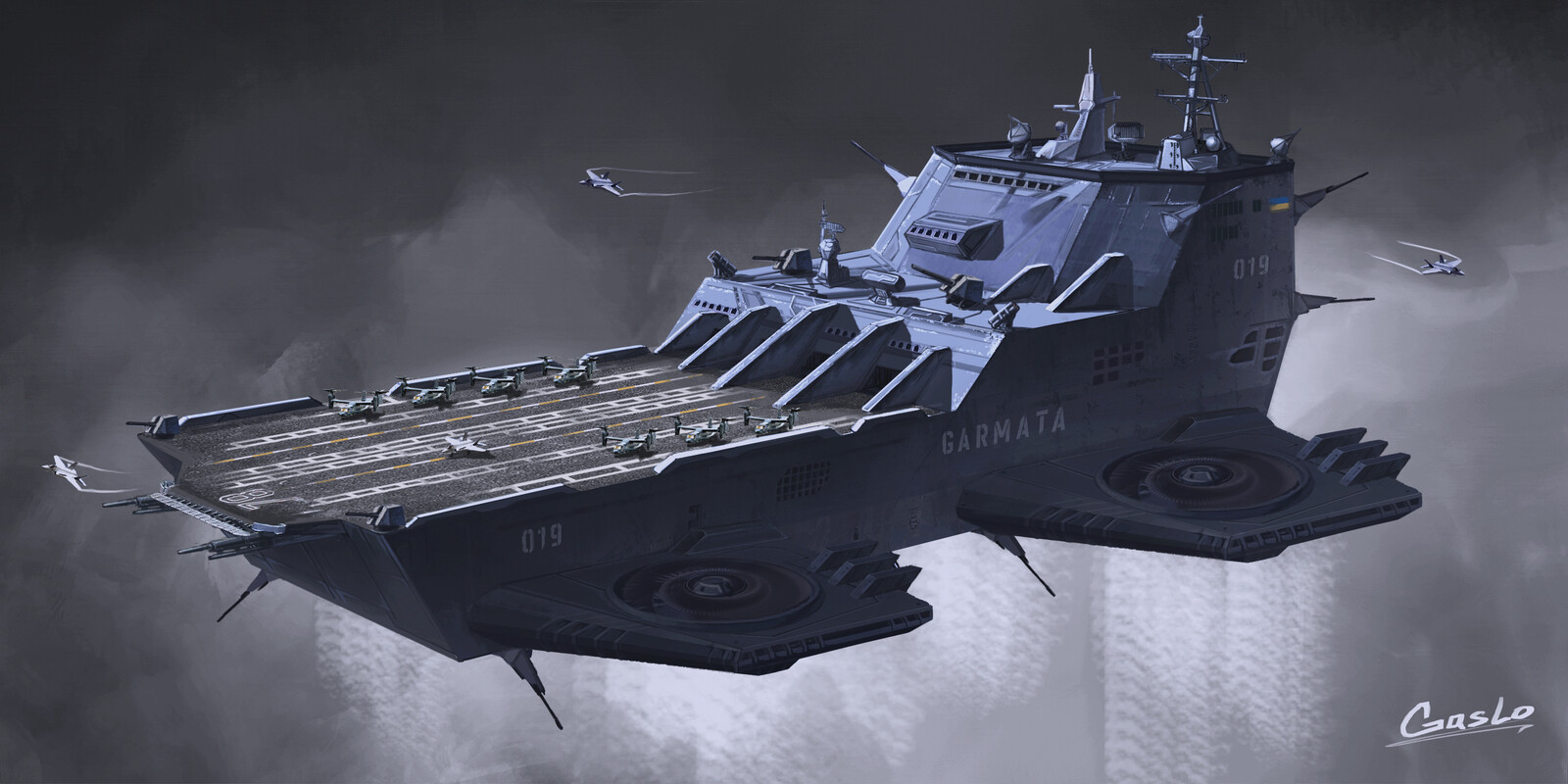 Michael Gaslenko - Aircraft Carrier "GARMATA"