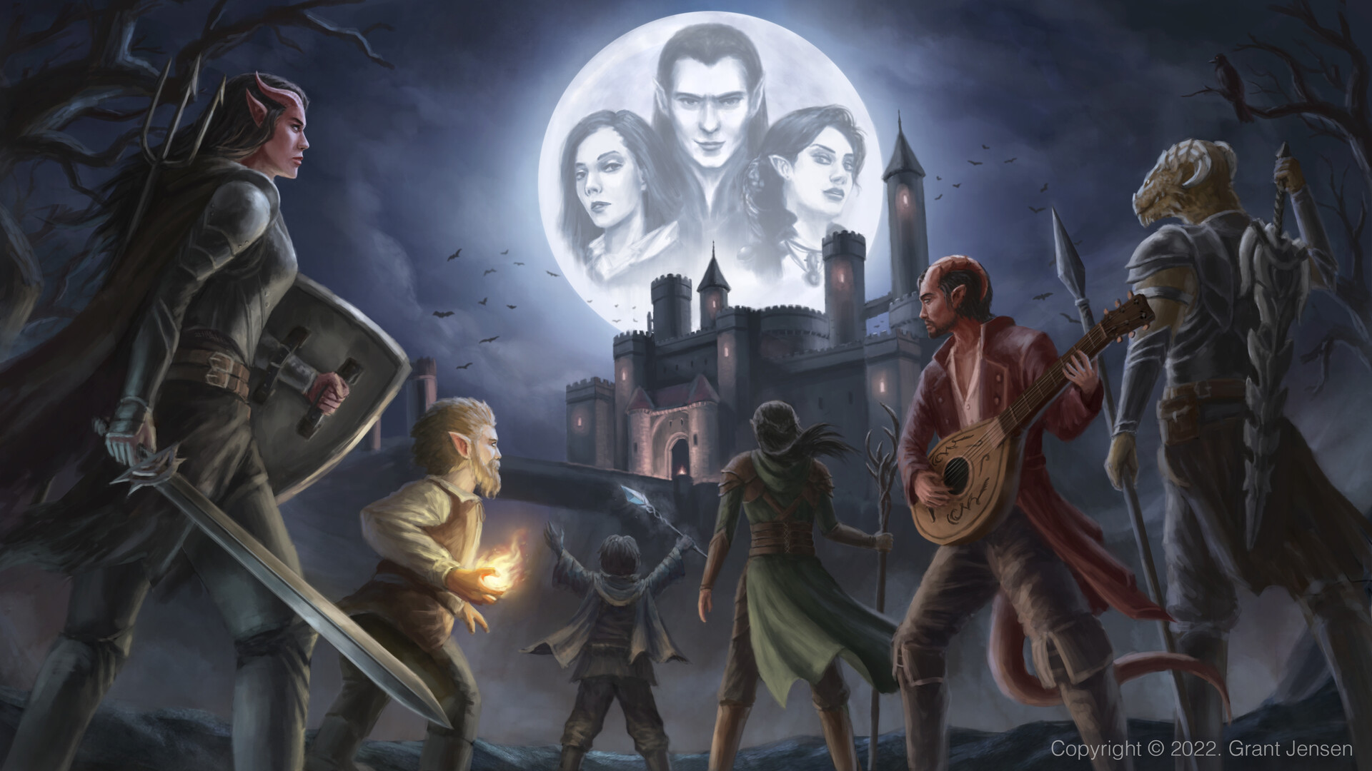 ArtStation - Facing the Vampire